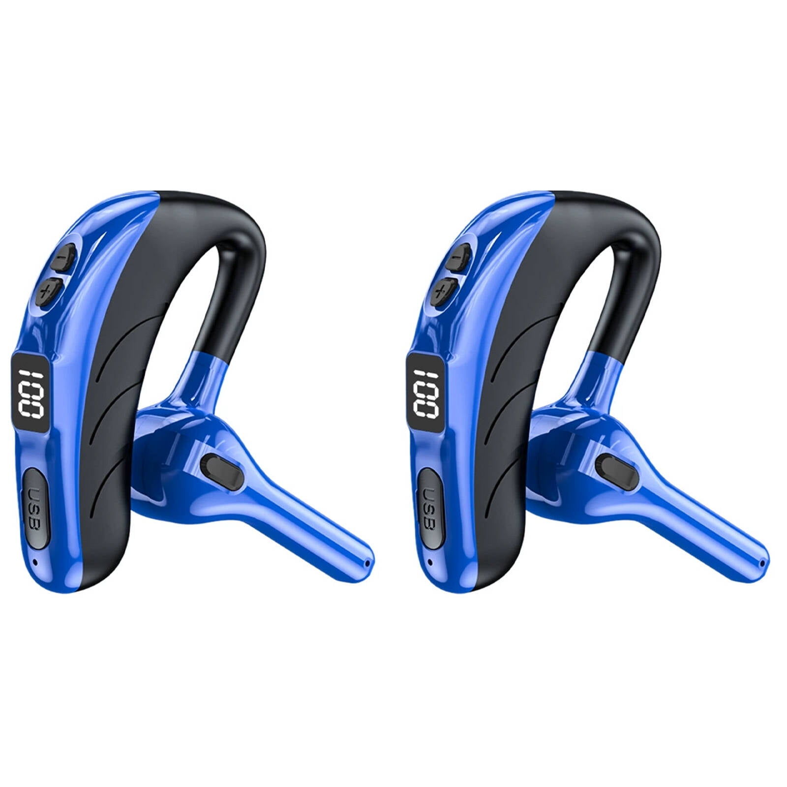 GJX 2Pcs Ear Buds Ergonomic Design Wireless Earbuds Extended Range ...