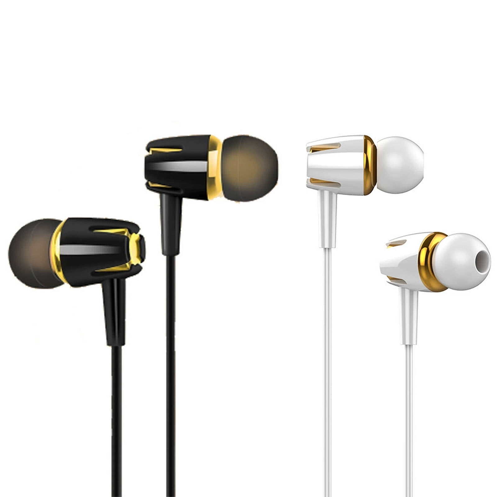 GJX 2Pcs Ear Buds Immersive Sound Wireless Earbuds Feather-Light Body ...