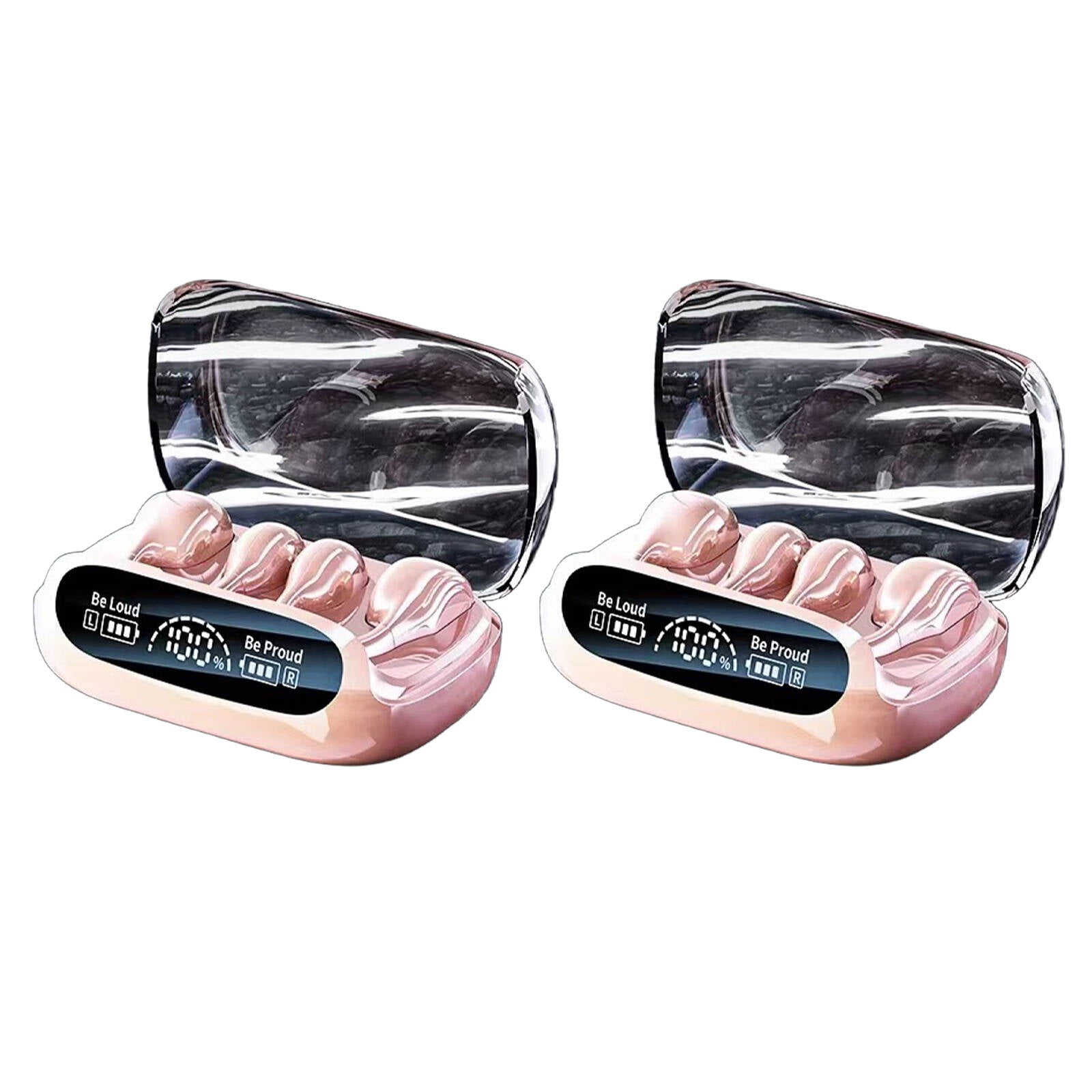 GJX 2Pcs Ear Buds Lightweight Build Wireless Earbuds Easy Pairing ...