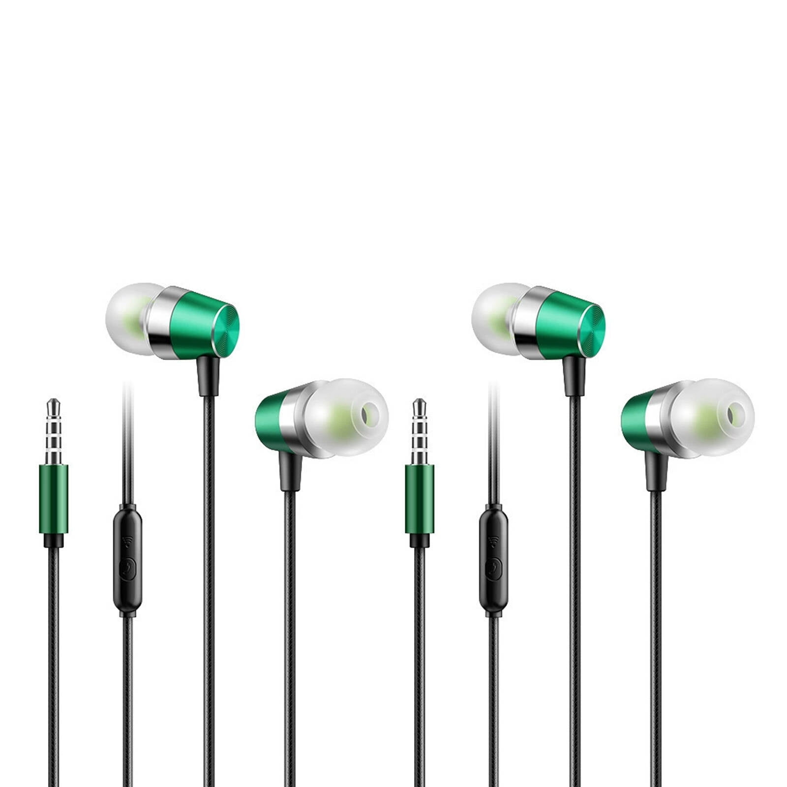 GJX 2Pcs Ear Buds Noise Isolation Wireless Earbuds Minimalist Design ...