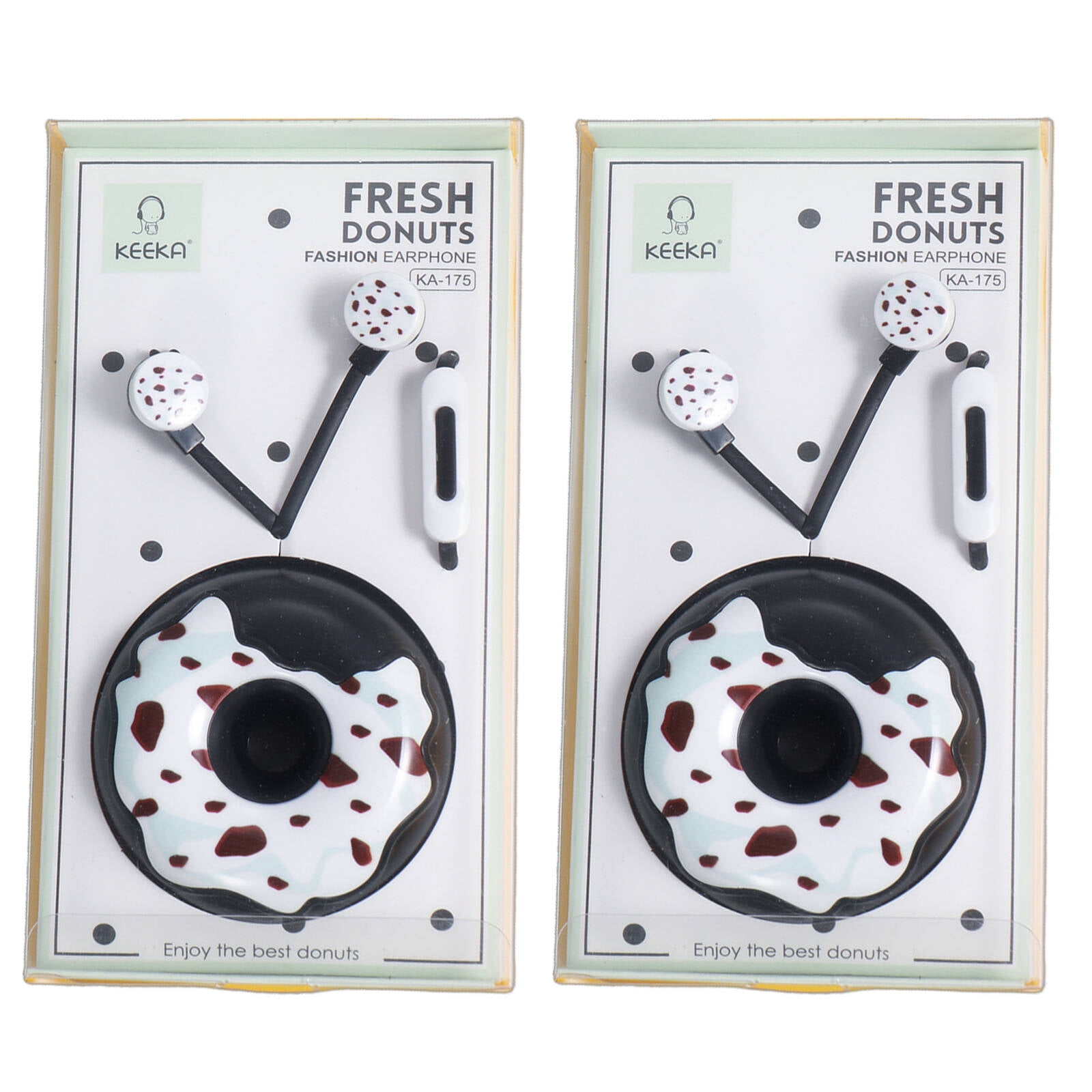 GJX 2Pcs Ear Buds Sleek Look Wireless Earbuds Easy Pairing Headphones ...