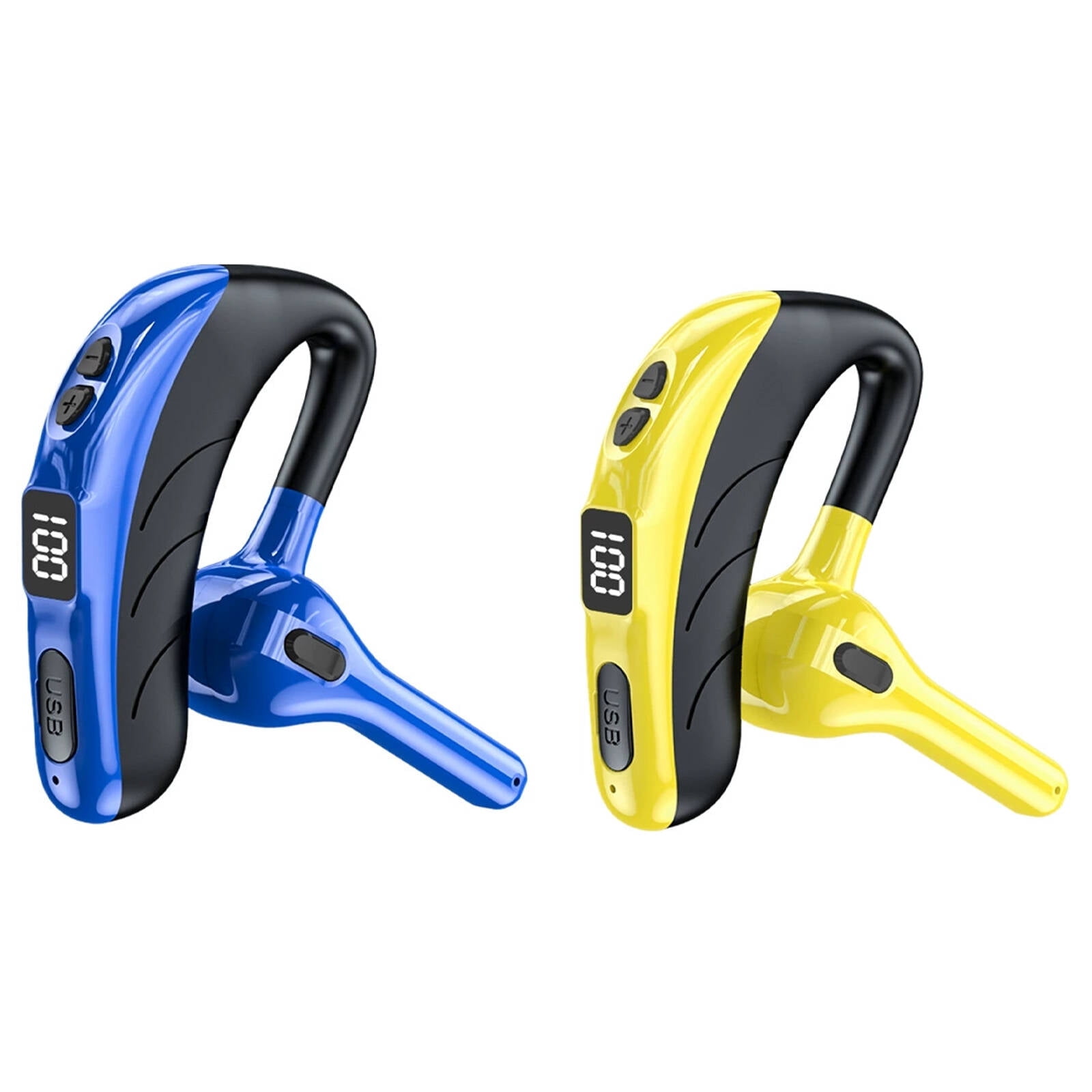 GJX 2Pcs Ear Buds Superior Bass Response Wireless Earbuds Rich ...