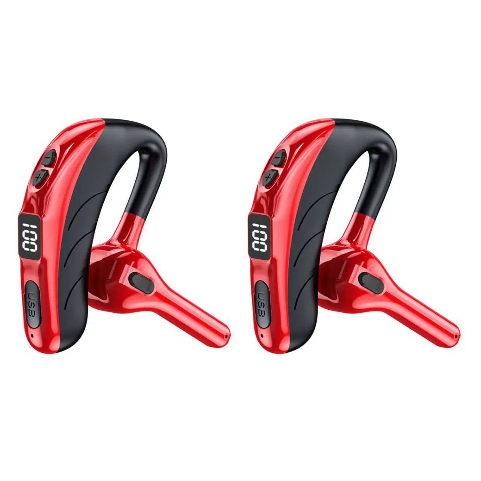 GJX 2Pcs Ear Buds Superior Bass Response Wireless Earbuds Ultra ...