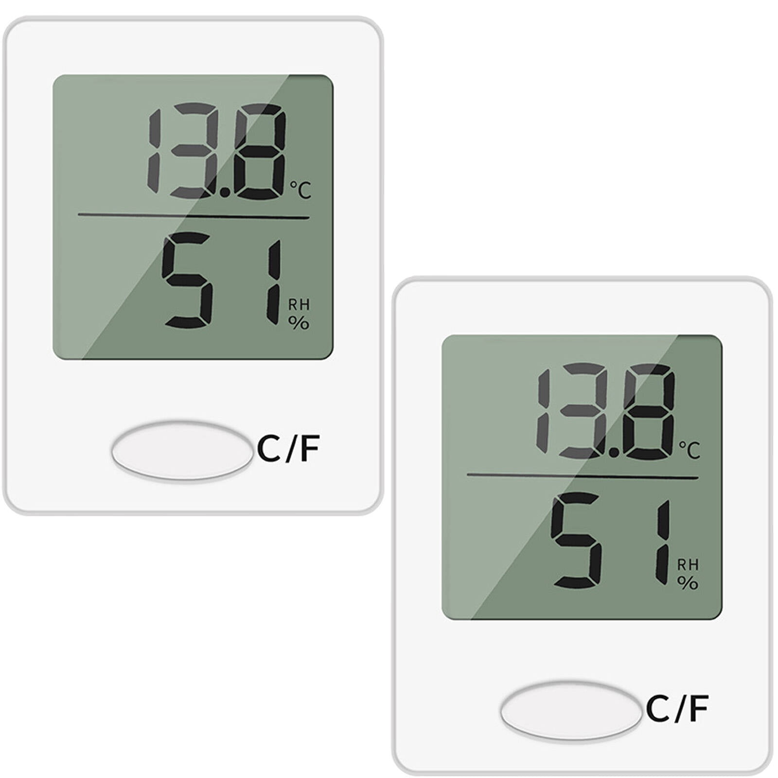 GJX 2Pcs Humidity Meter,Easy to Operate and Read Hygrometer,Large ...