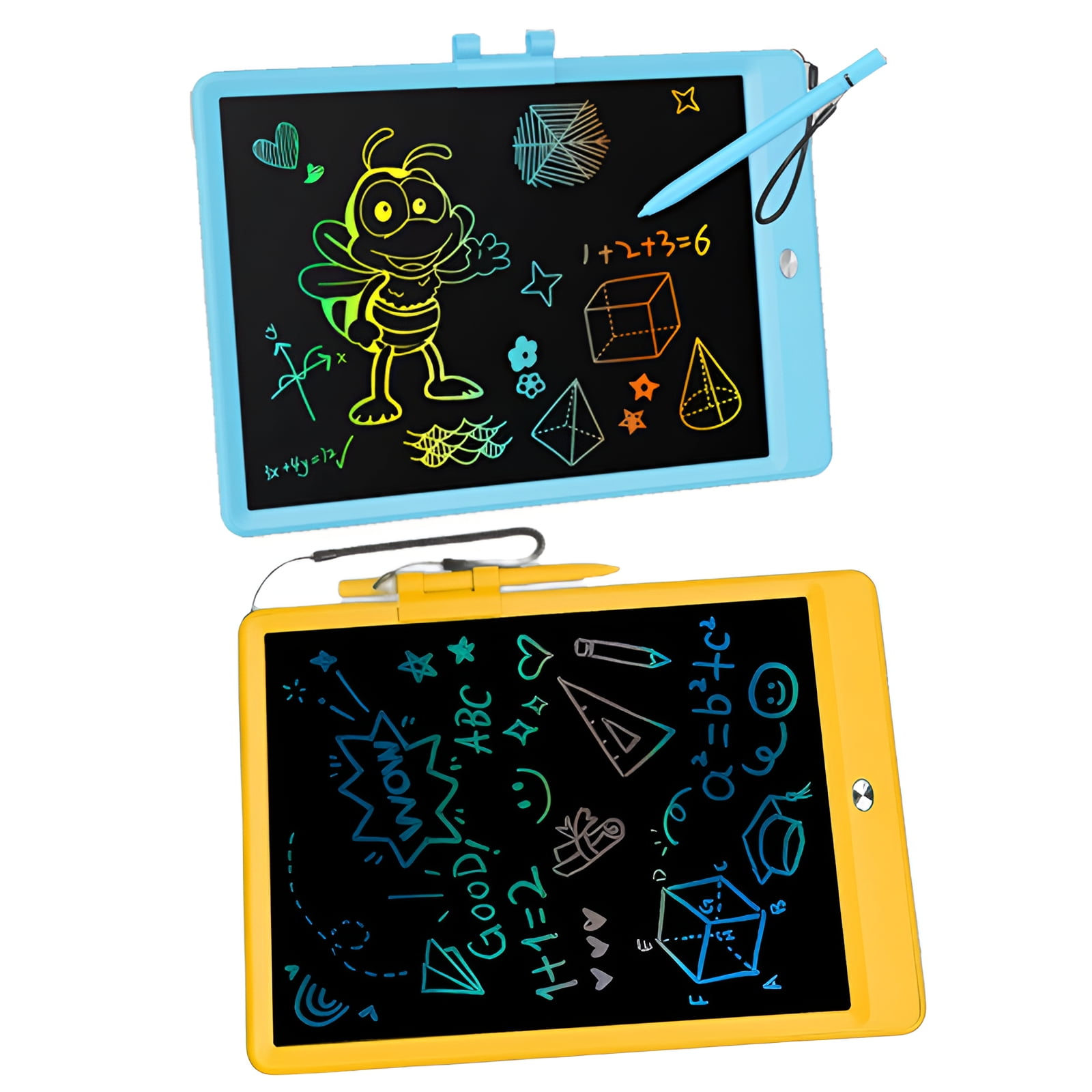 GJX 2Pcs LCD Writing Tablet for Kids,10" Drawing Board,ABS Drawing Pad for Kids,Color_Style2 ...