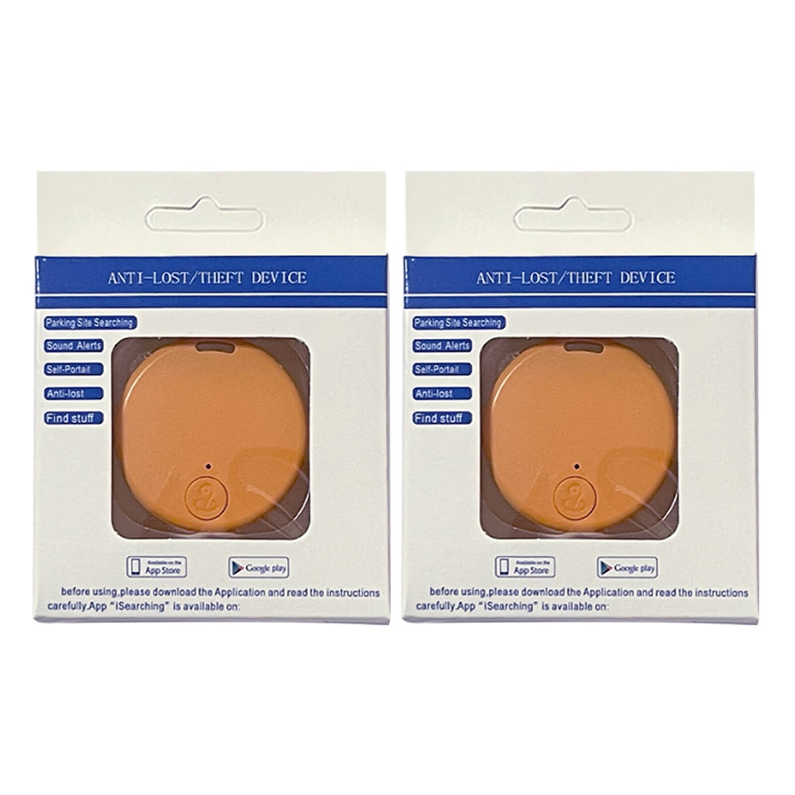 GJX 2Pcs Tracker,Compact Bluetooth Tracking Device for Instant Location ...