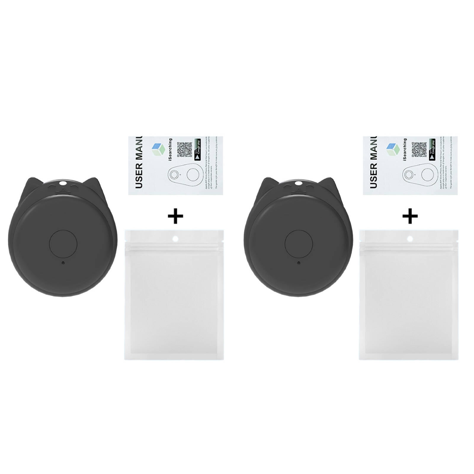 GJX 2Pcs Tracker,Real-Time GPS Tracking Device,Durable Bluetooth ...