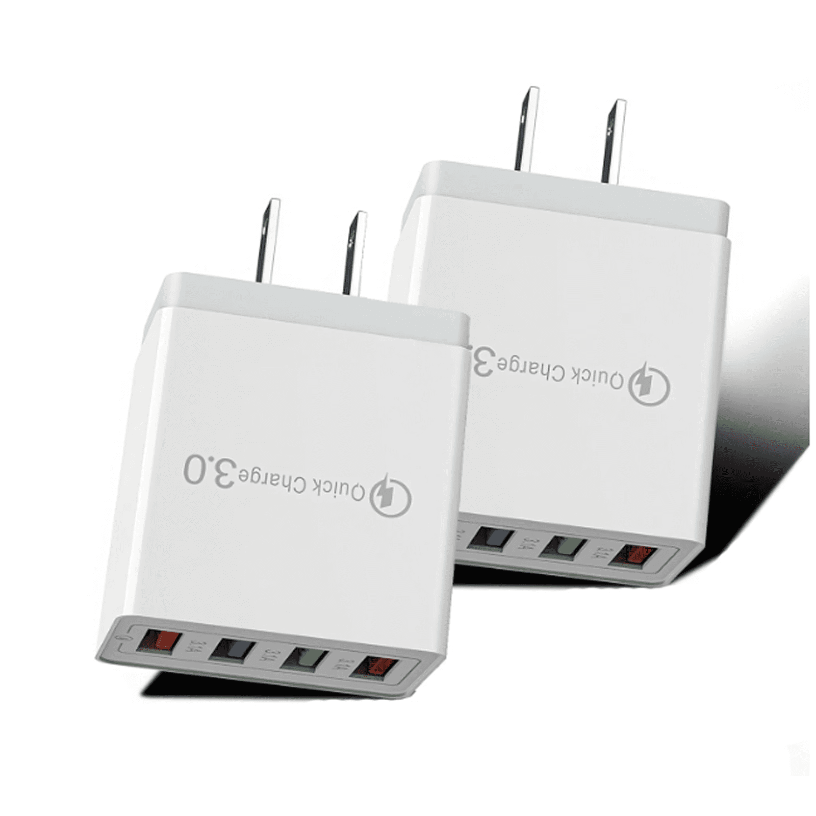 GJX 2Pcs USB C Charger Block,Multi-Port Convenience Fast Charging Block ...