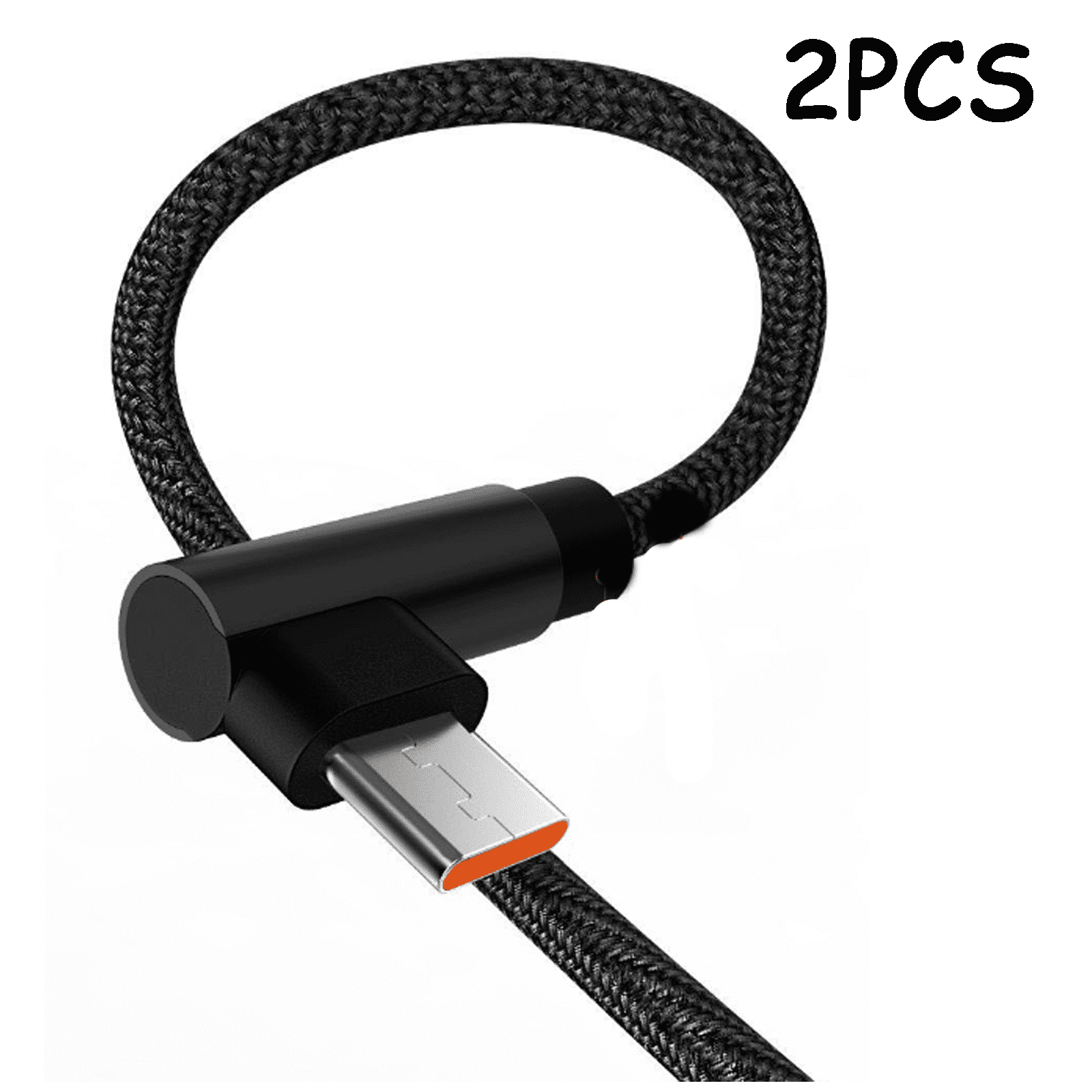 GJX 2Pcs USB Cable,High-Speed Charging USB Type C Cable,Right Angle 90 ...