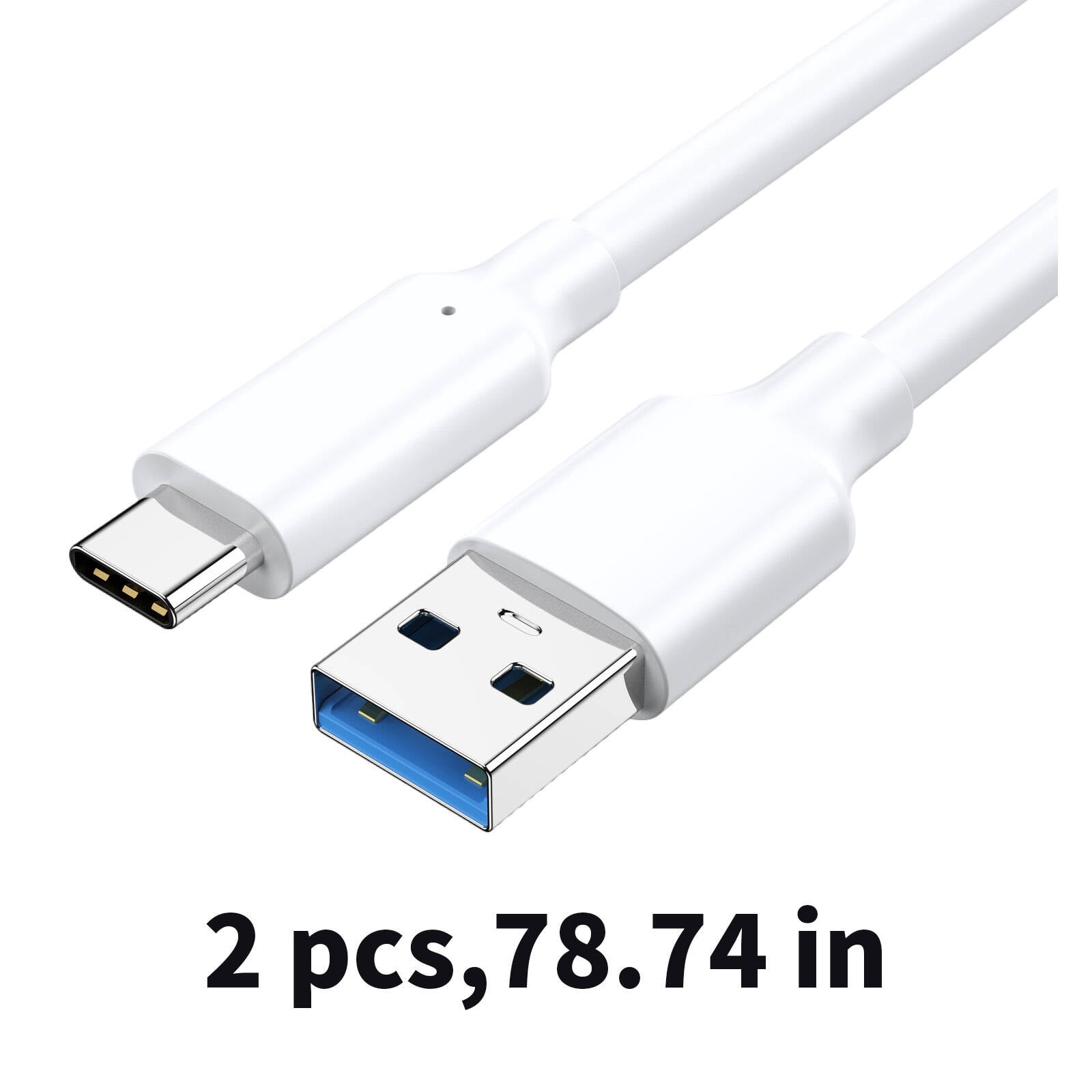 GJX 2Pcs Usb C to Usb Adapter,Wide Compatibility Micro Usb Cable,Fast ...
