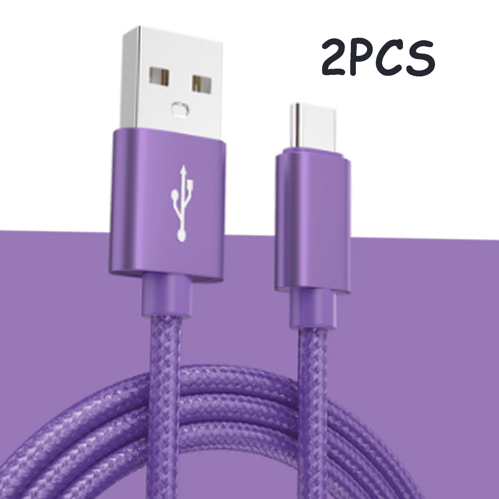 GJX 2Pcs Usb Cable,Upgraded Aluminum Alloy Micro Usb Cable,Connector ...