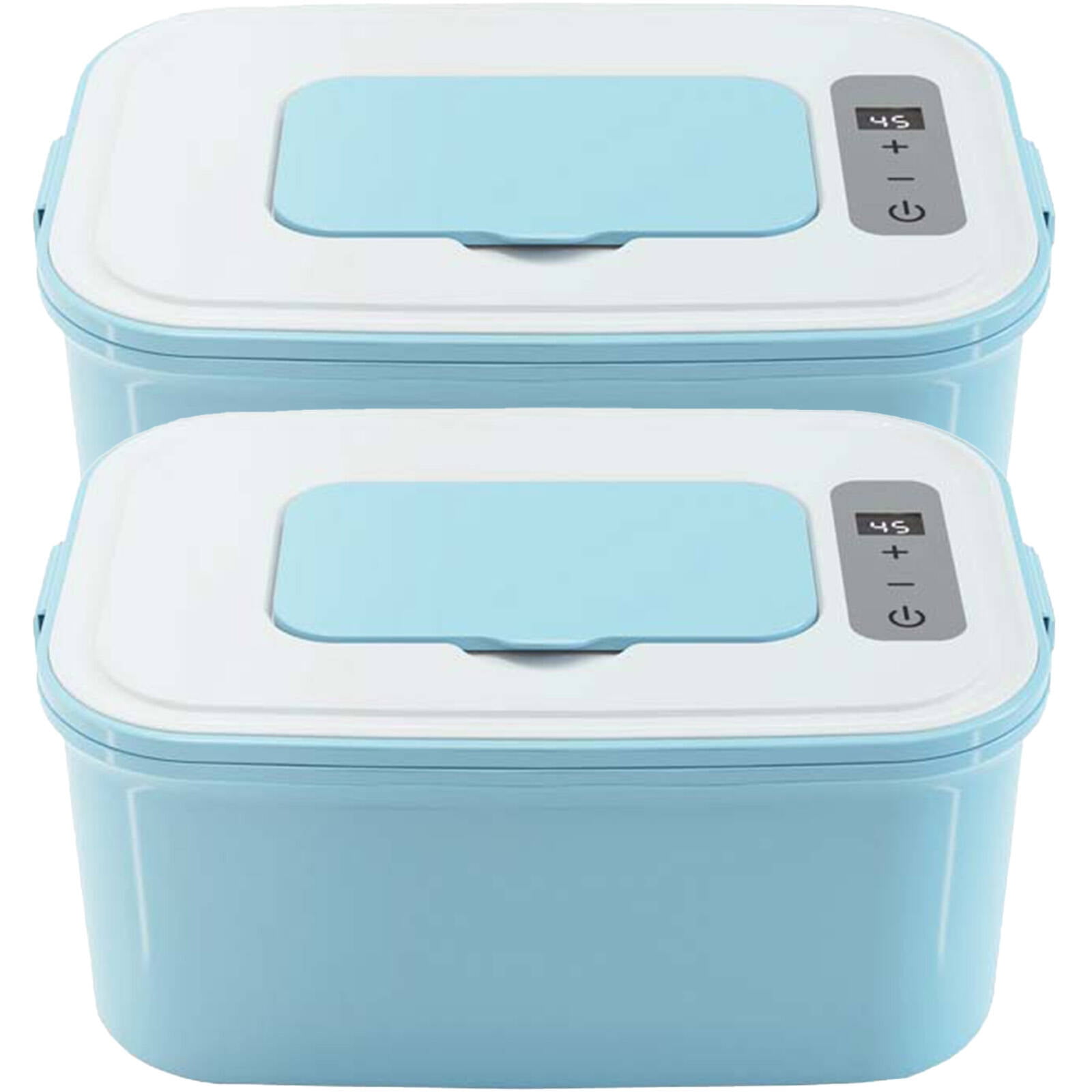 GJX 2Pcs Wipe Warmer,45-55°C Temperature Control Baby Wipes,Smart 24 ...