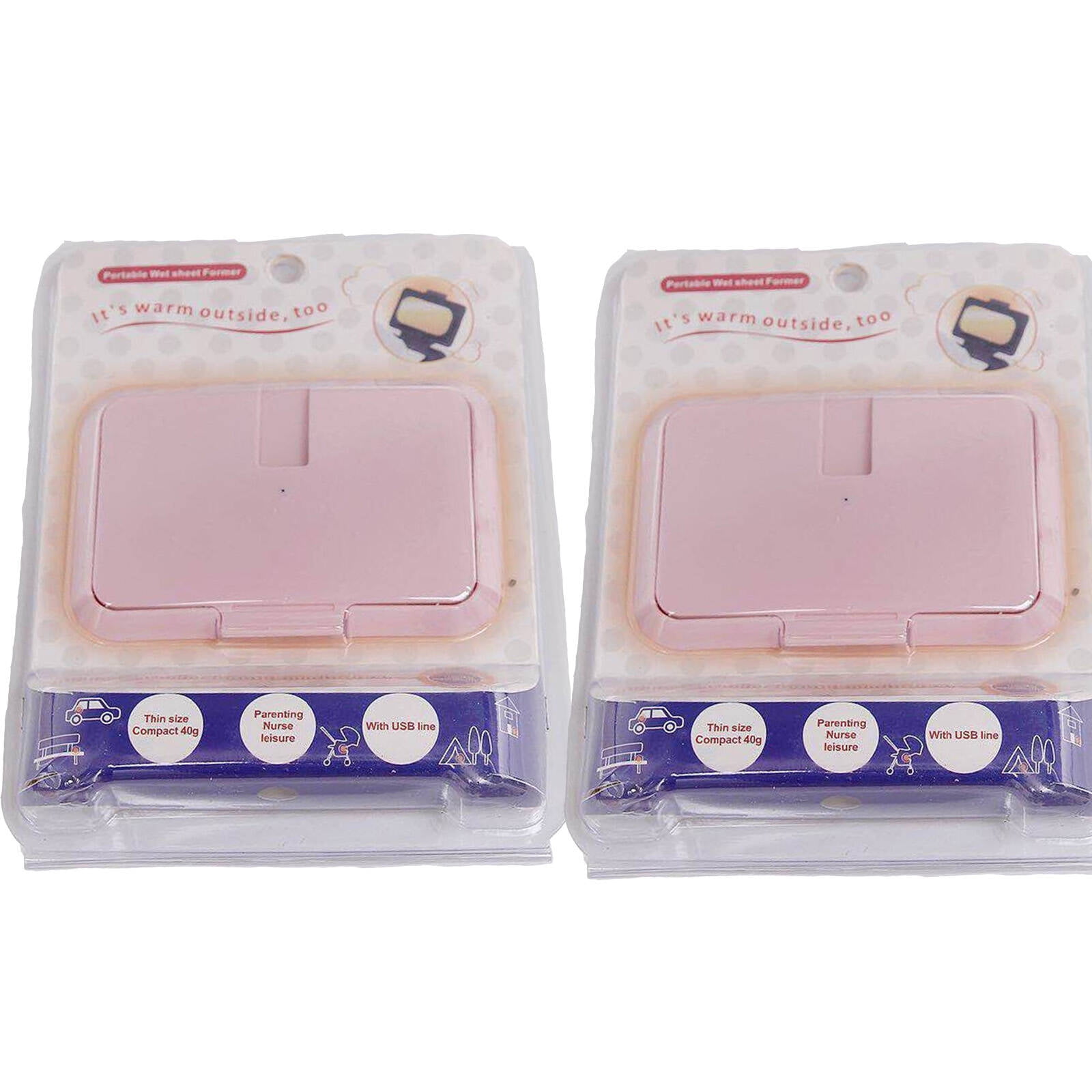GJX 2Pcs Wipe Warmer,Button-Free Design Baby Wipes,Safe 5V Low Voltage ...