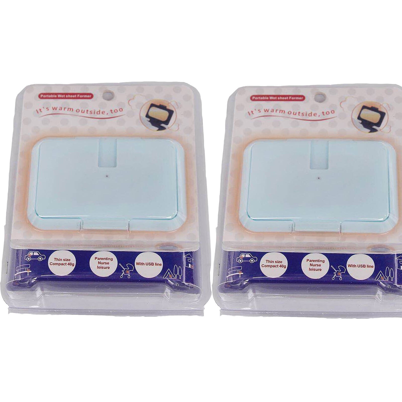 GJX 2Pcs Wipe Warmer,Simplistic Plug-and-Play Design Baby Wipes,Safe 5V ...