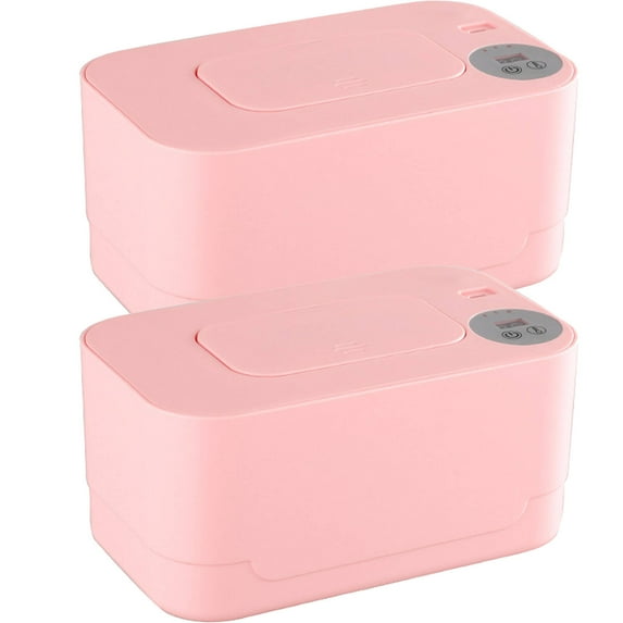 GJX 2Pcs Wipe Warmer,Water-Lock Baby Wipes,Top-Down Heating Baby Wipe ...