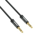 GJX 3.5mm Aux Cable 4 Pole TRRS Male to Male Stereo Jack Audio Cable 1 ...