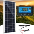 GJX 300W 12V Solar Panel, Solar Panel Kit, Battery Charger with 60A ...