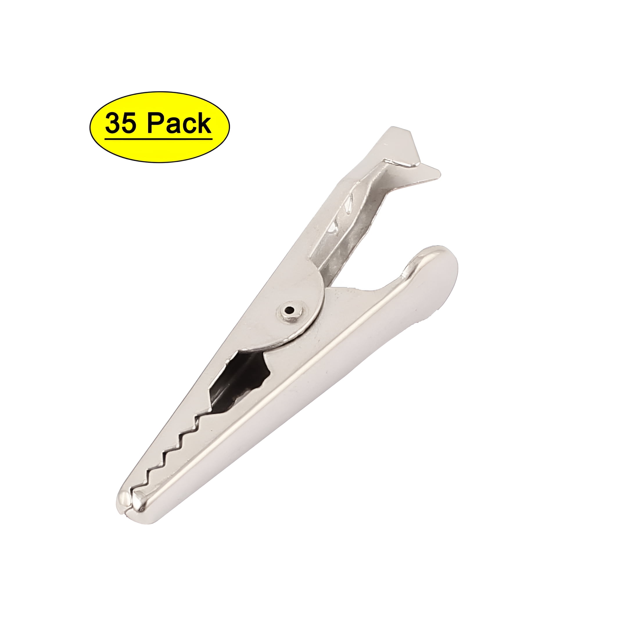 GJX 35 Pcs Non Insulated Test Alligator Clip Electrical Wire Clamp ...
