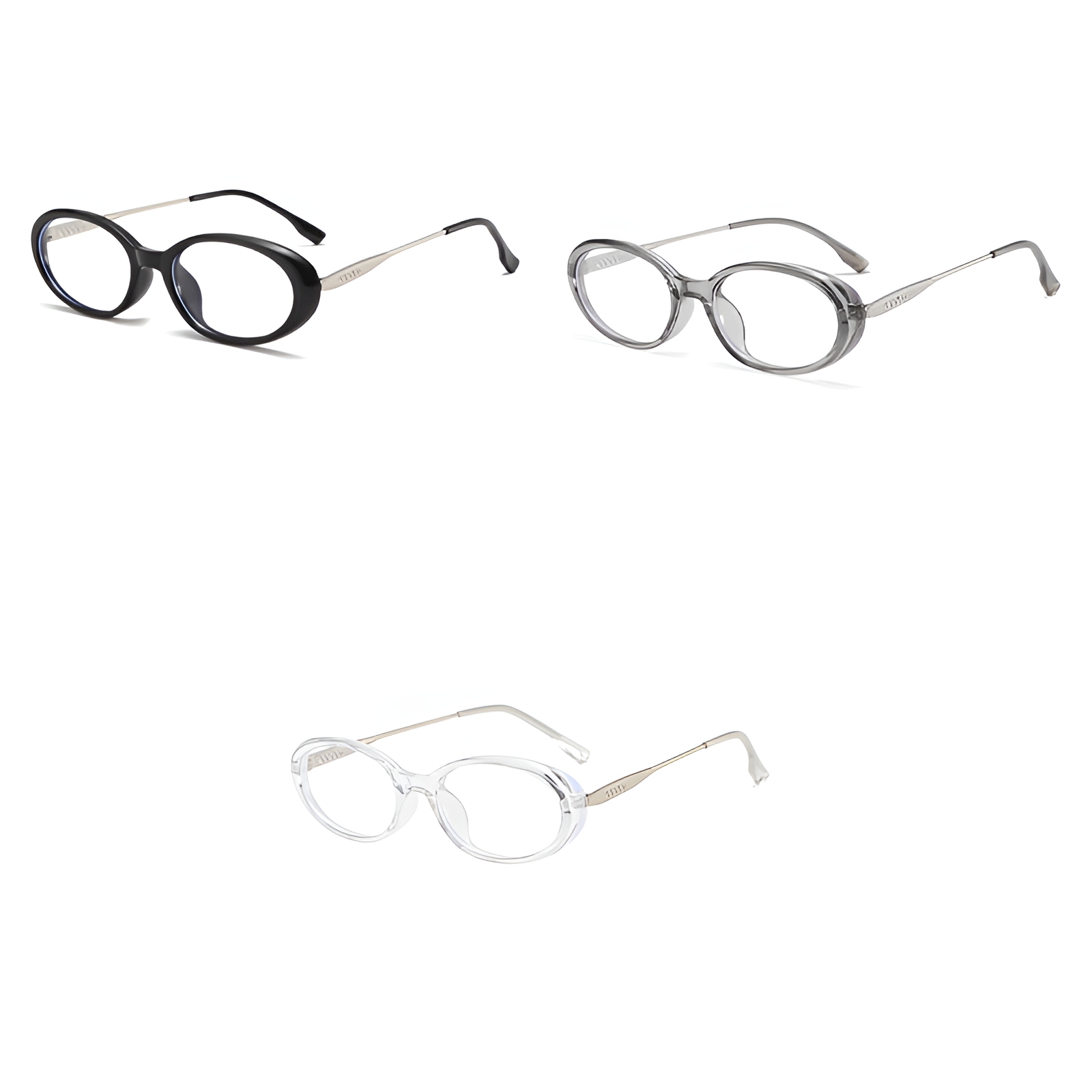 GJX 3Pcs Blue Light Blocking Glasses,Minimalist Anti-Blue Light Frame ...