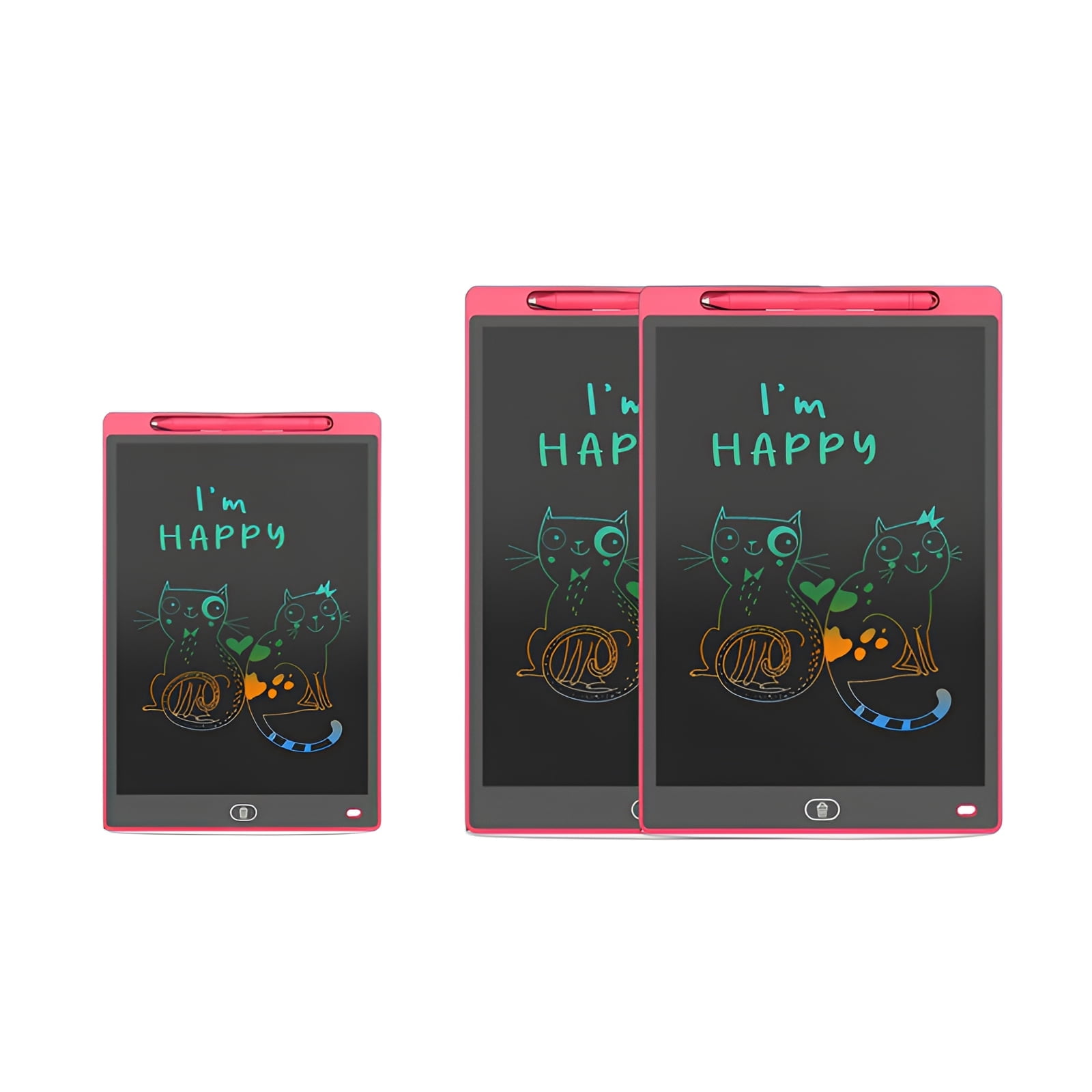 GJX 3Pcs Lcd Writing Tablet for Kids,Bold Bright Lines Writing Tablet ...