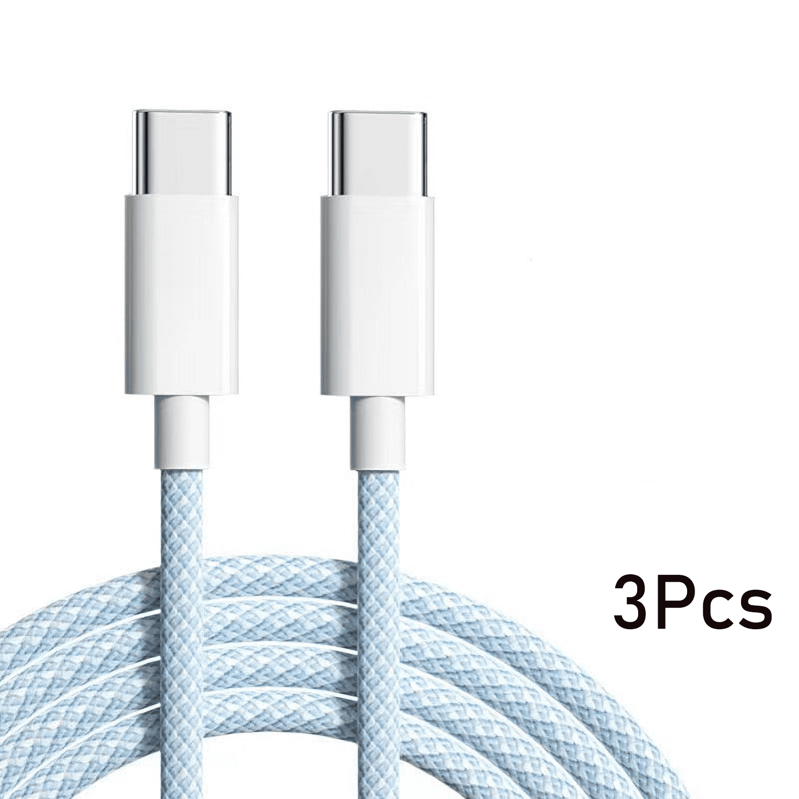 GJX 3Pcs USB Cable 60W Charging Power Fast Charging USB Type C Cable ...