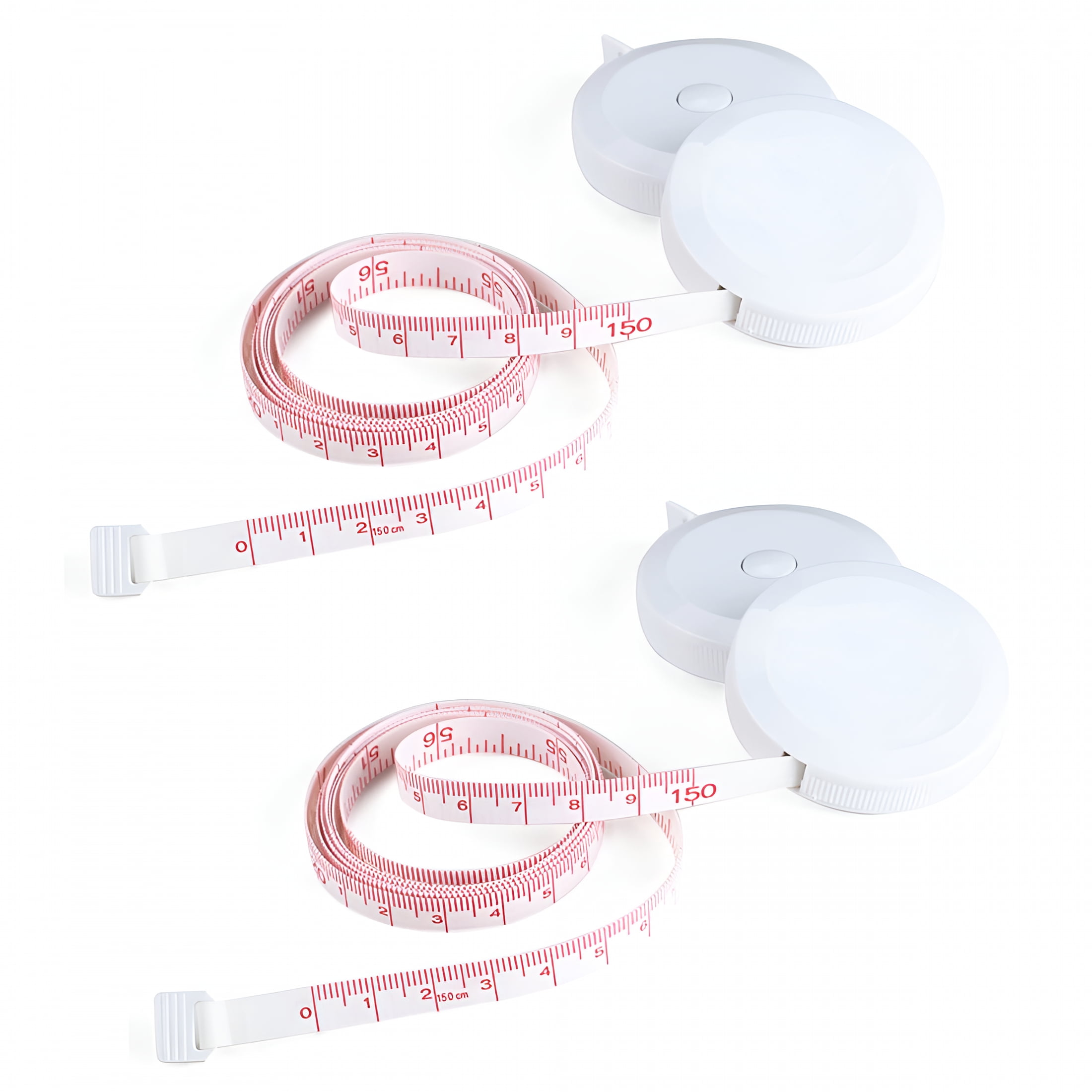 GJX 4 Pack Soft Sewing Tape Measure for Body Measuring,60 Inches Mini ...