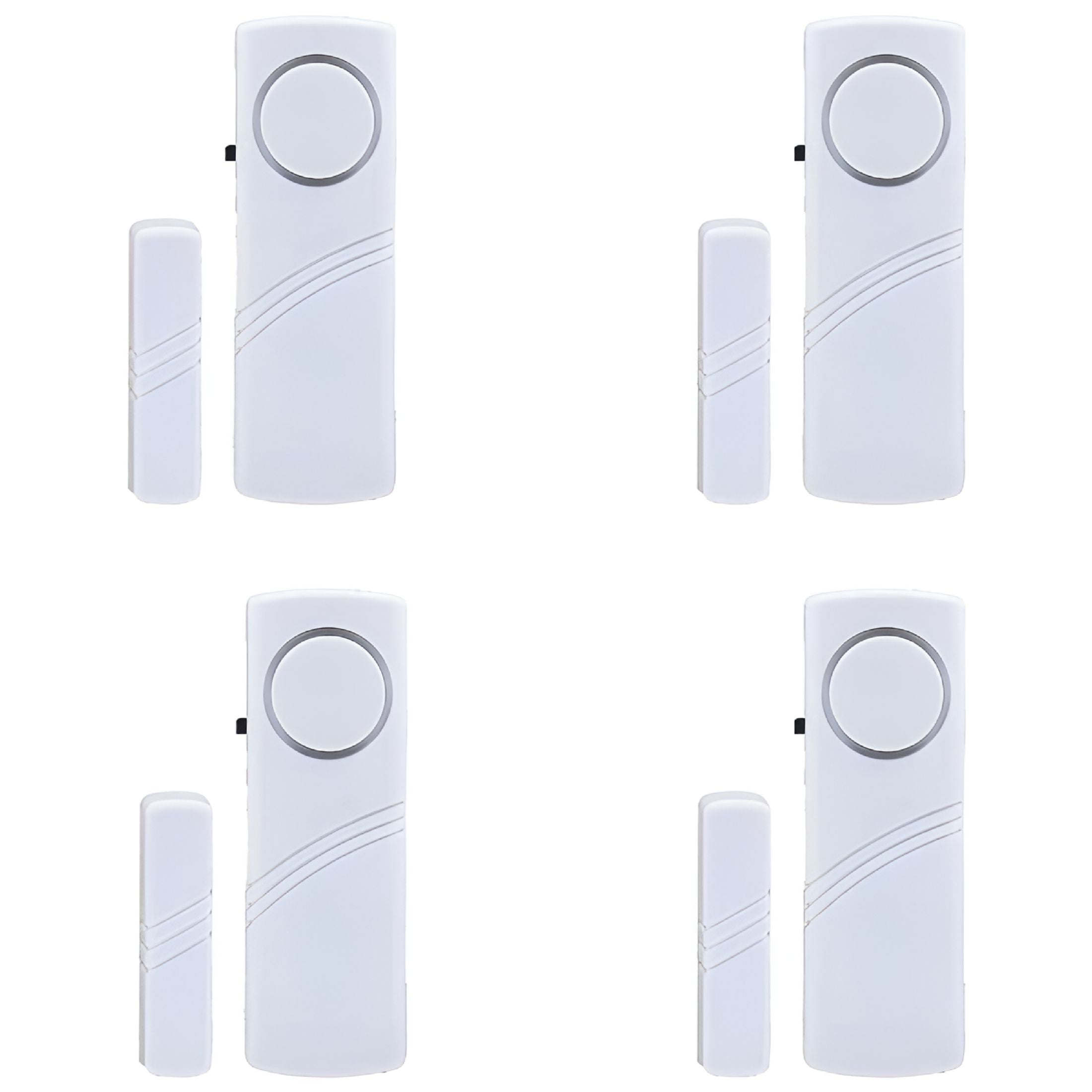 GJX 4 Pack Window Door Alarm,Door Sensor Alarm for Kids Safety,Alarm ...