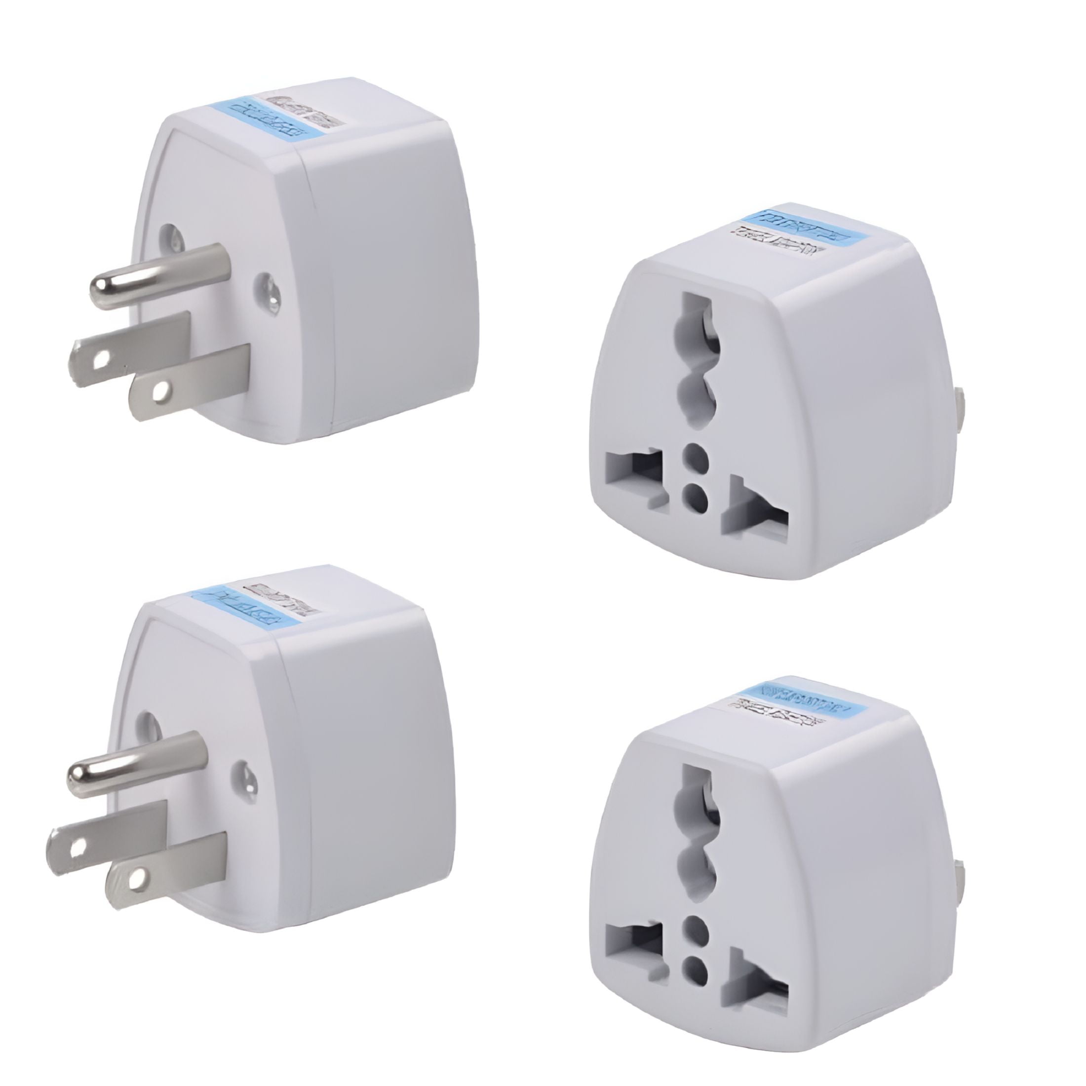 GJX 4 Packs Universal Travel Plug Adapter,UK to US Plug Adapters ...