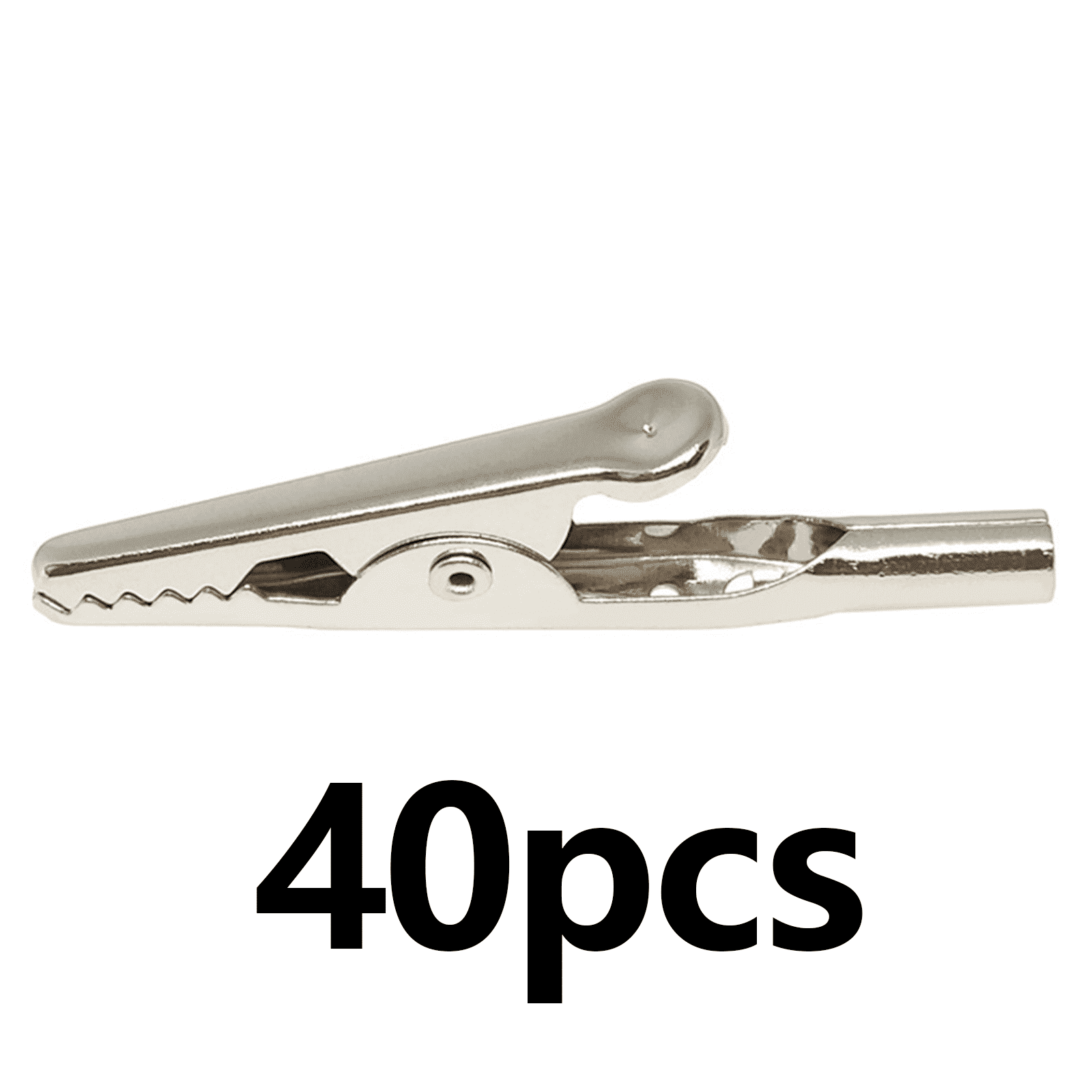 GJX 40Pcs Alligator Clips Mini Alligator Clips Electrical Without Wires ...