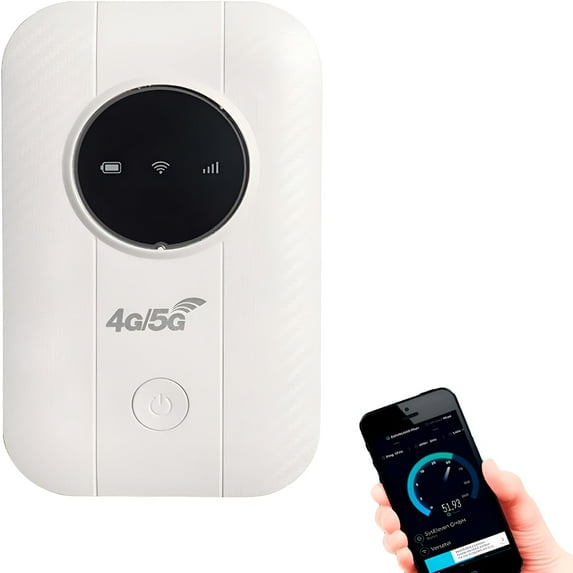 GJX 4G/5G WiFi Mobile Hotspot, Portable Multiple Networks, Portable ...