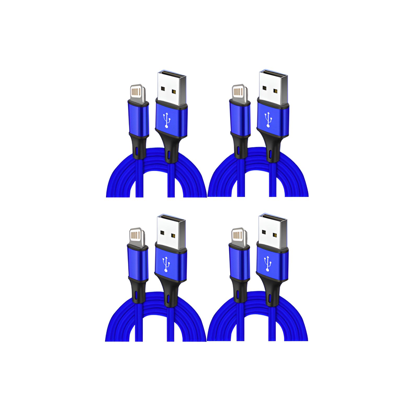 GJX 4Pcs 4 in 1 Charging Cable,Material Upgrade 4 in 1 Usb Charging ...