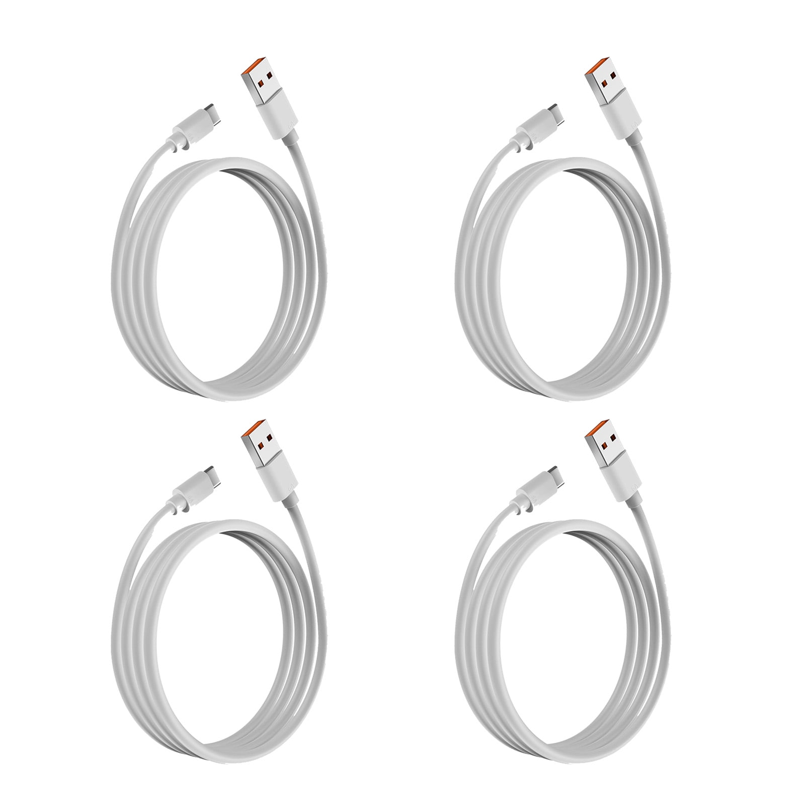 GJX 4Pcs 6.6FT USB C Cable,6A Super Fast Charging USB to USB C Cable ...