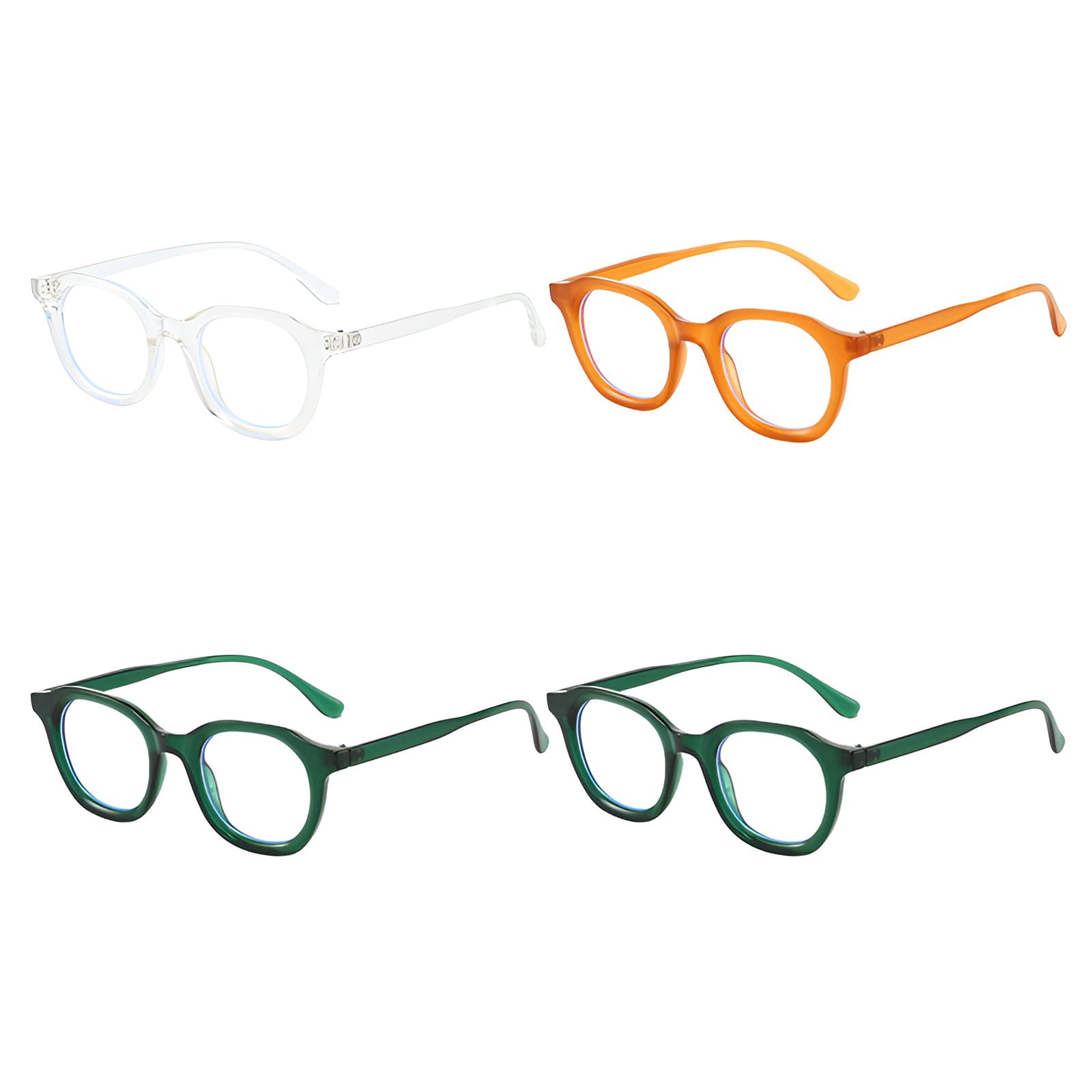 GJX 4Pcs Blue Light Glasses for Women,Enhances Facial Contour Blue ...