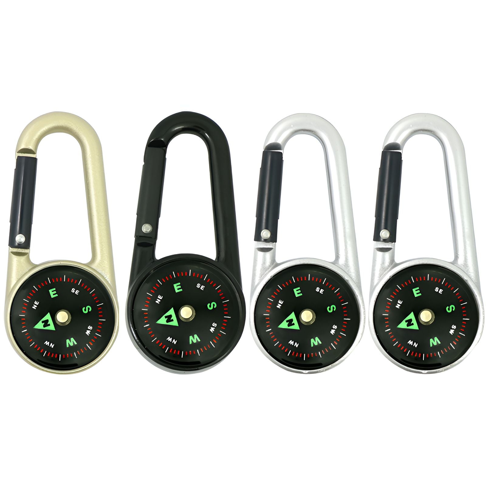 GJX 4Pcs Compass Hiking Survival,Accurate Direction Indication Compass ...