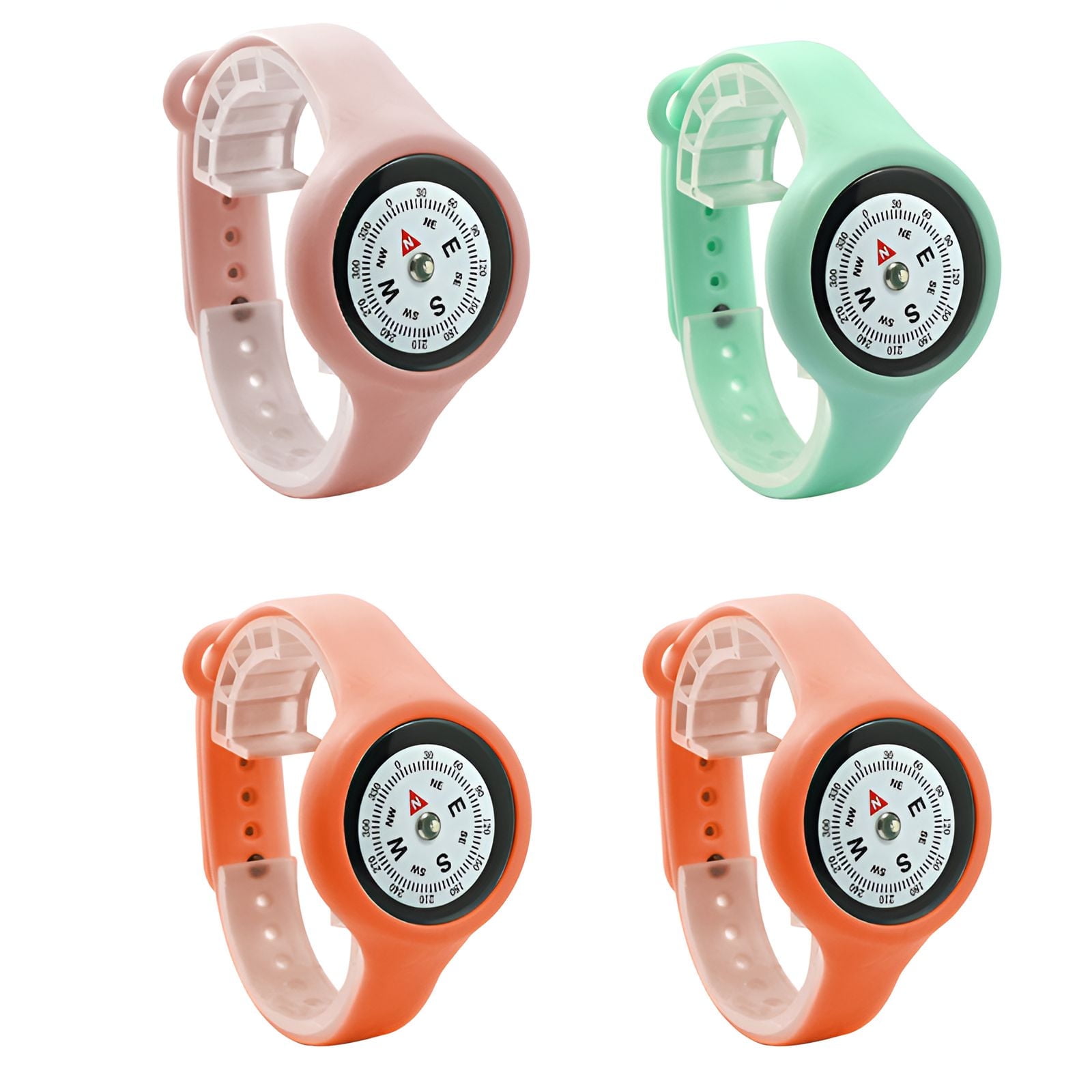 GJX 4Pcs Compass Hiking Survival,Clear & Aesthetic Compass,High ...