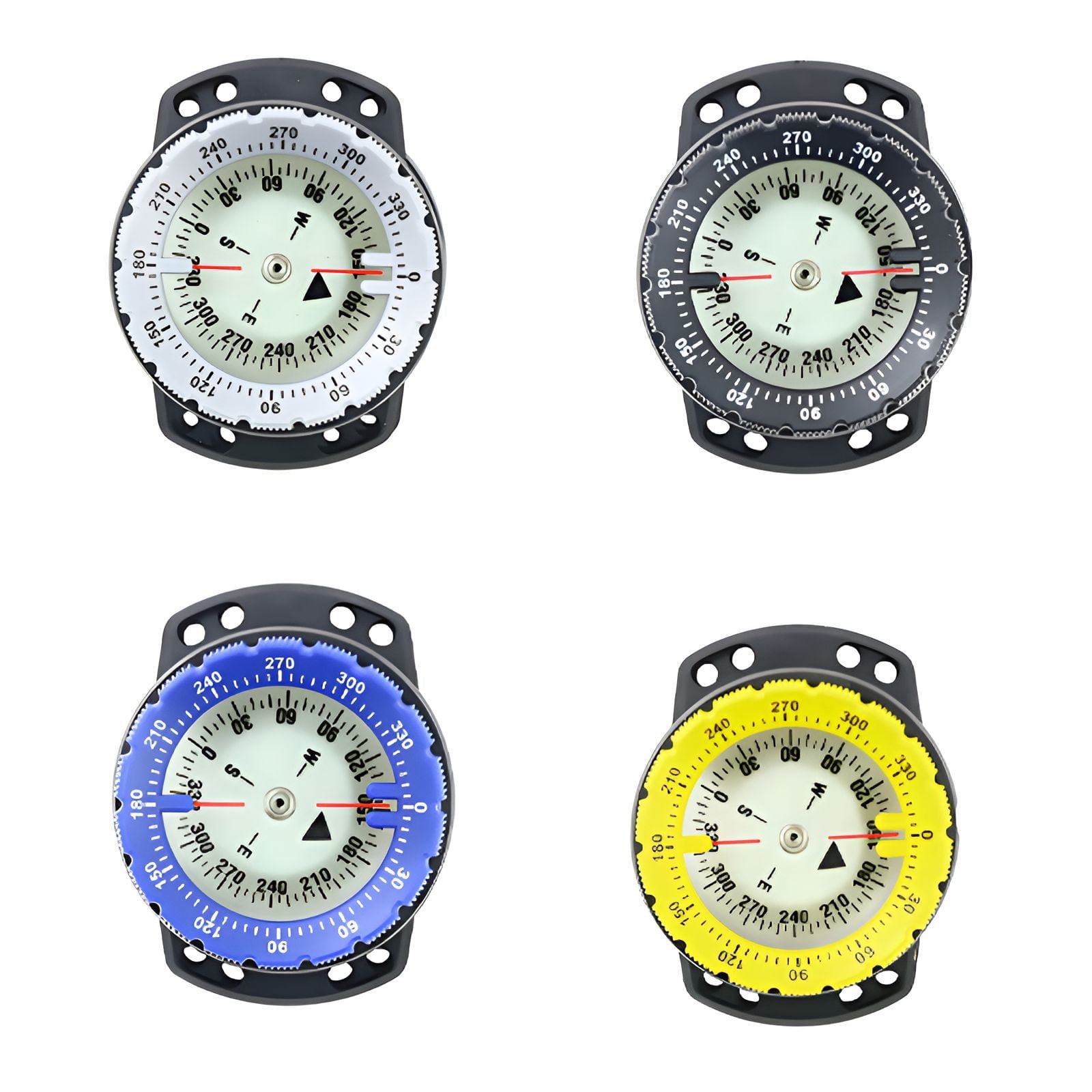 GJX 4Pcs Compass Hiking Survival,High Performance Compass for Kids ...