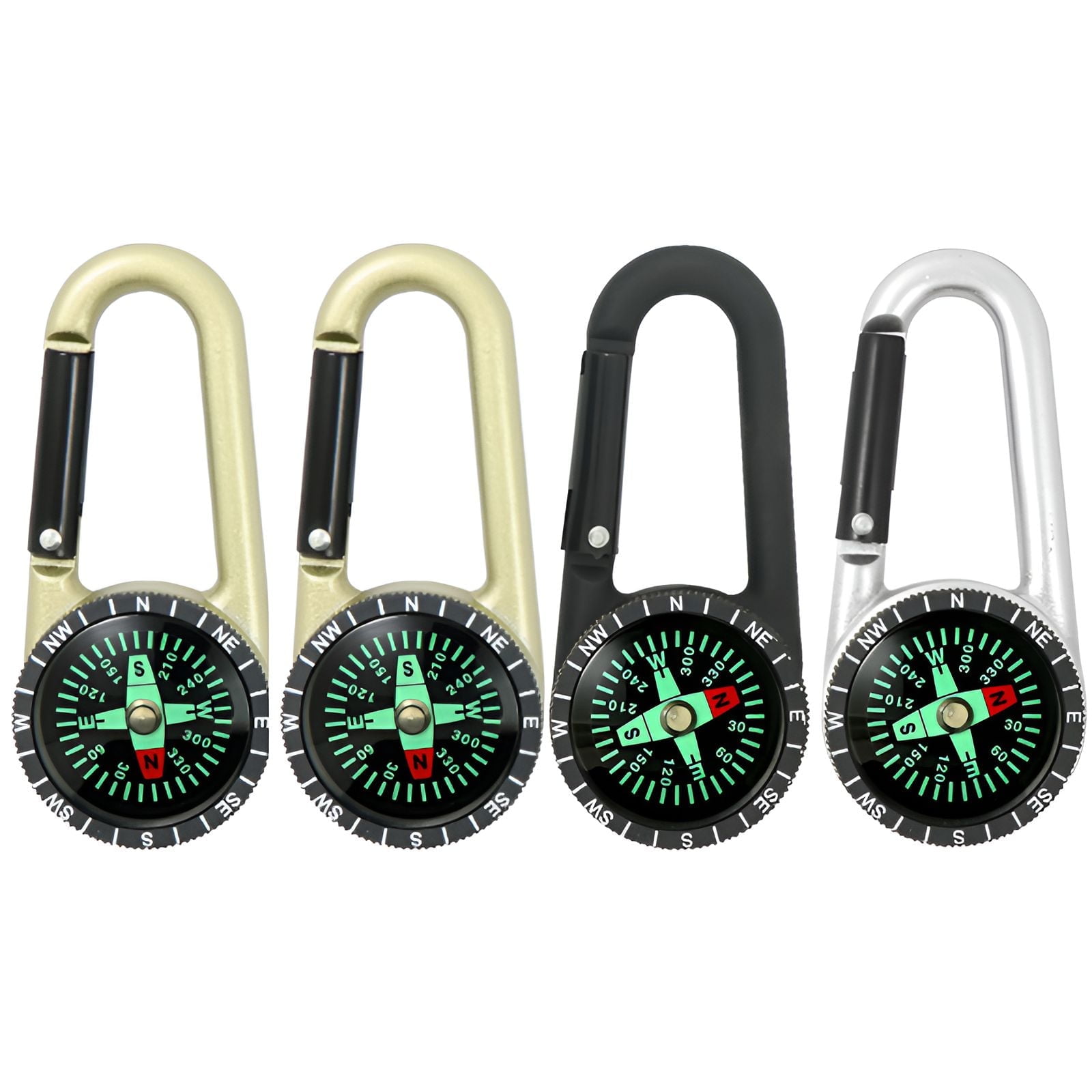 GJX 4Pcs Compass Hiking Survival,High-Quality Inner Core Compass for ...