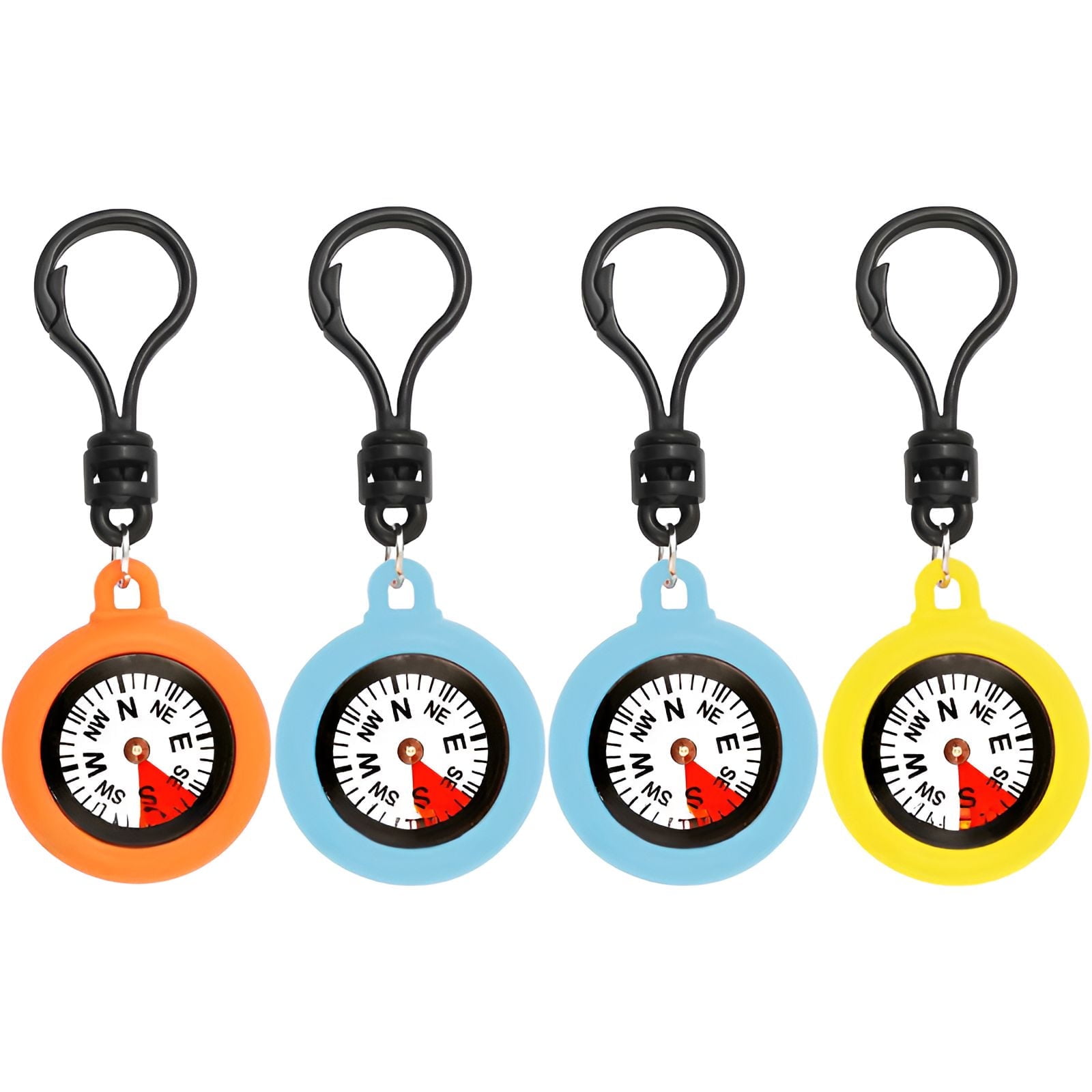 GJX 4Pcs Compass Hiking Survival,High-Quality Inner Core Compass for ...