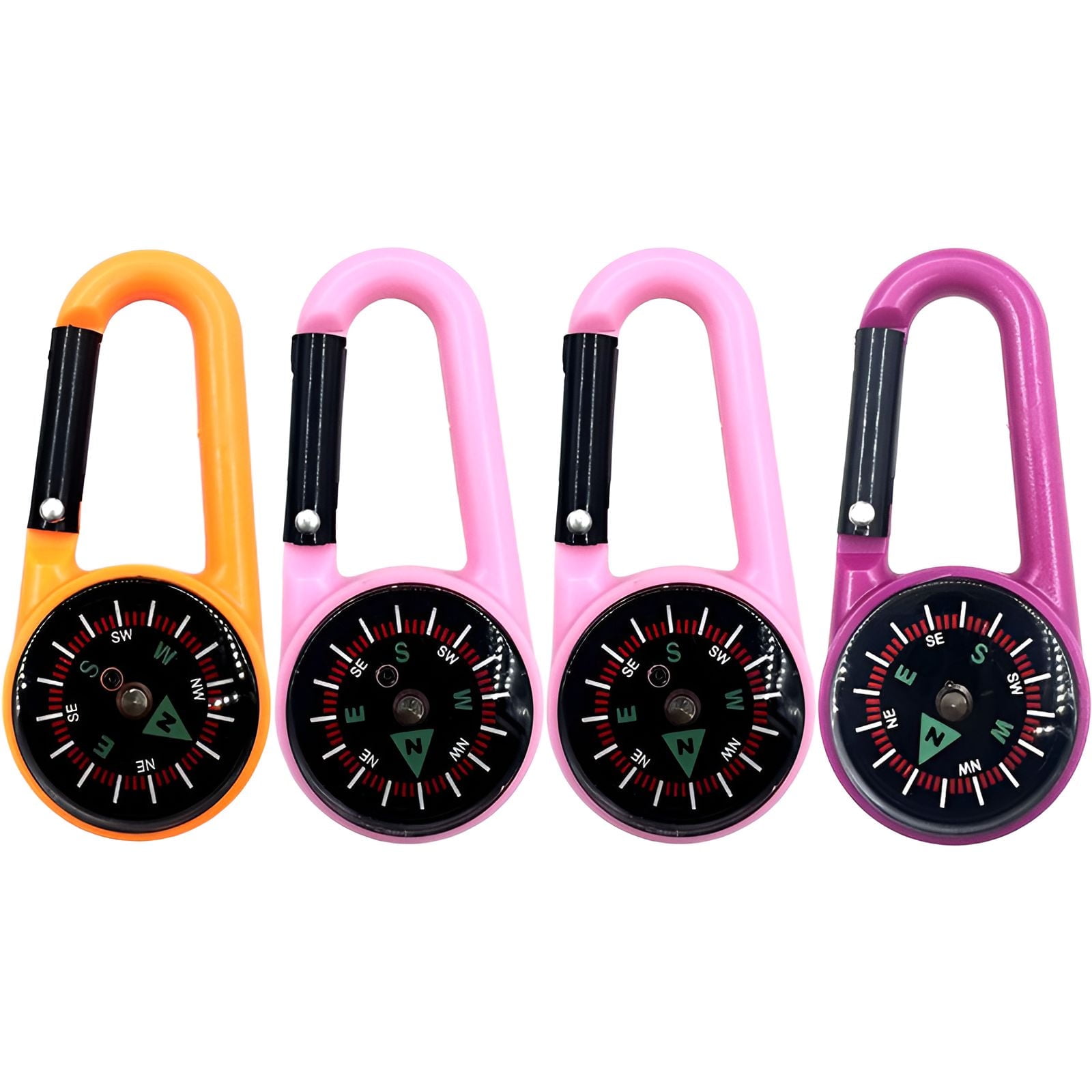 GJX 4Pcs Compass Hiking Survival,Map Orientation Compass,Precise Scale ...