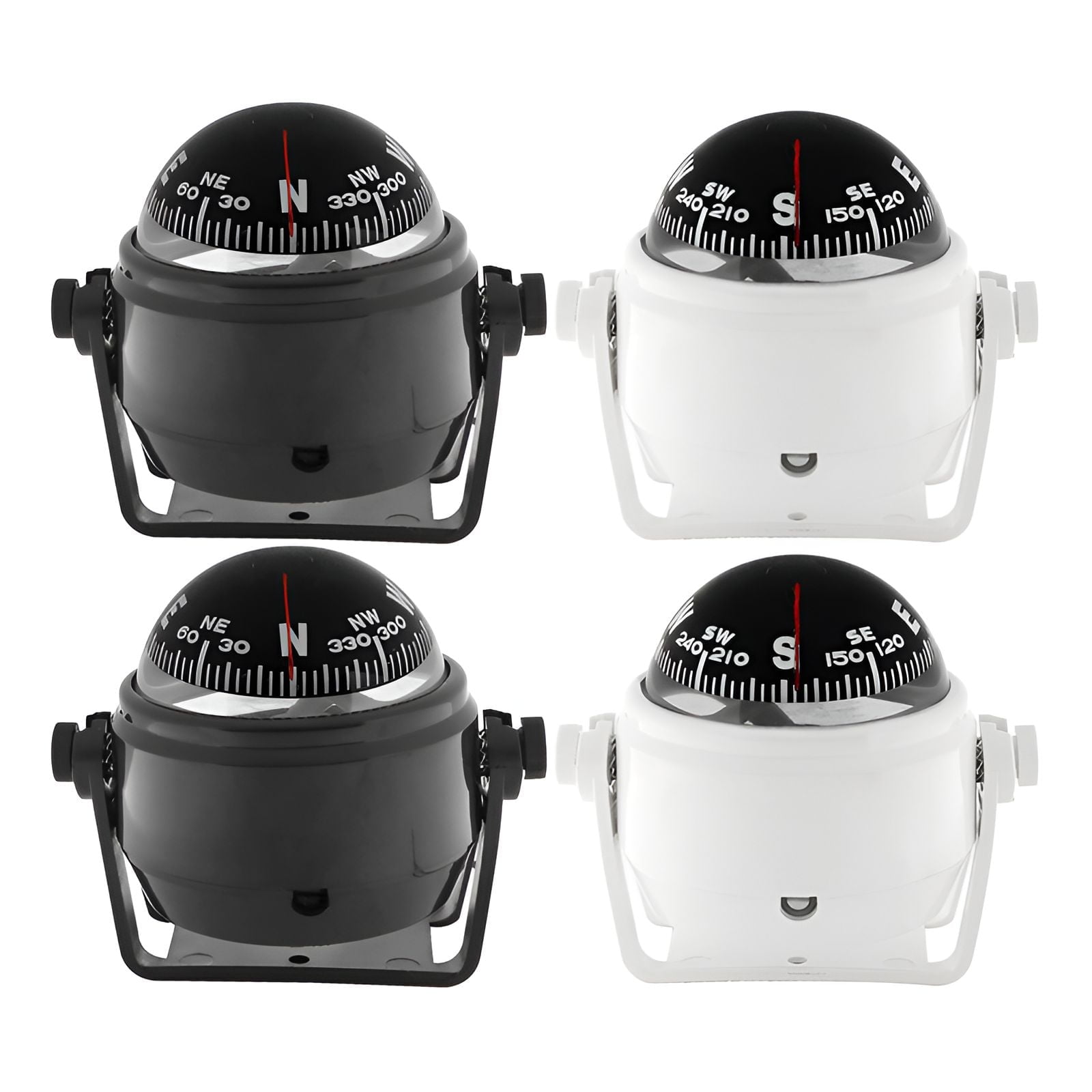 GJX 4Pcs Compass Hiking Survival,Multi-Function Design Compass for Kids ...