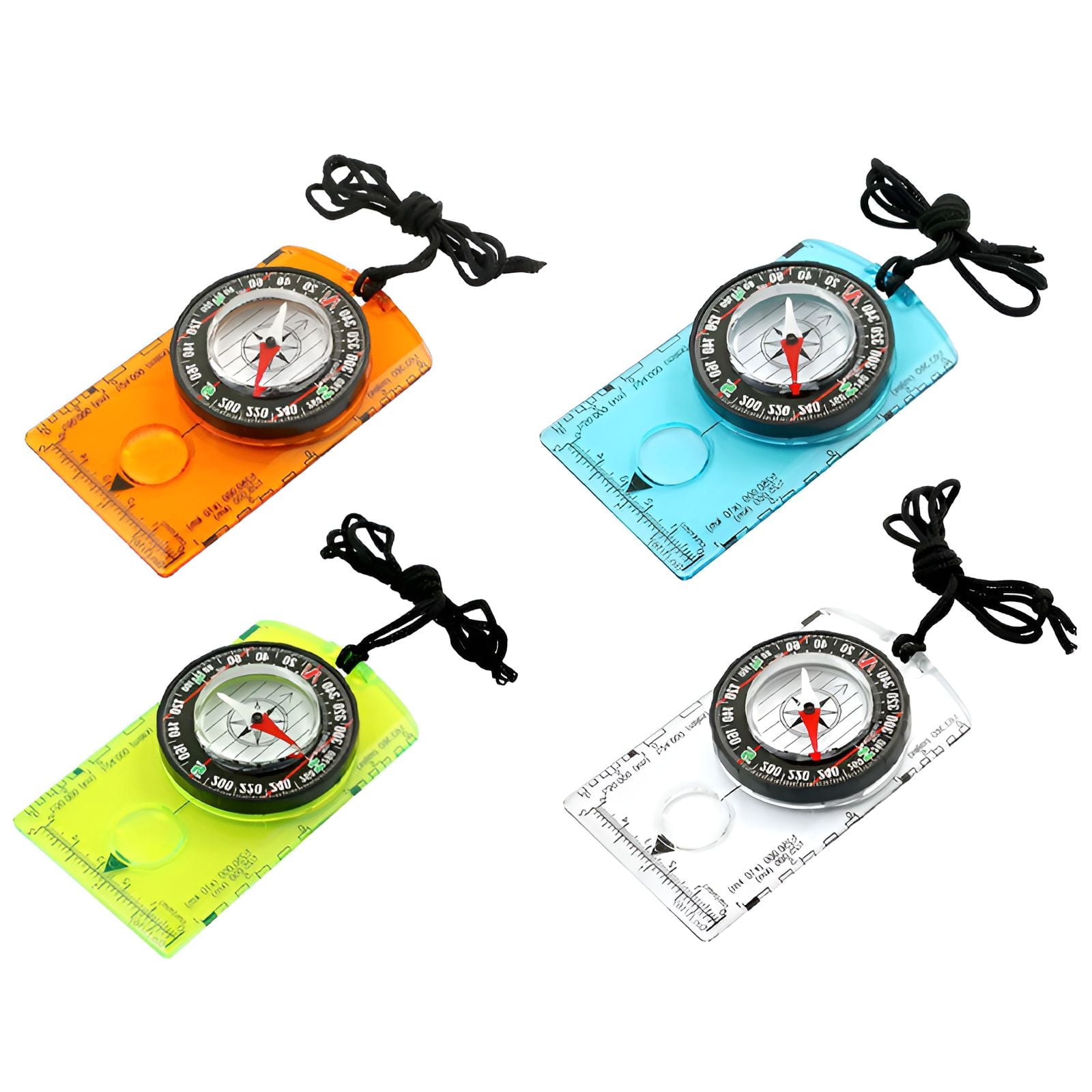 GJX 4Pcs Compass Hiking Survival,Suitable for Fast Rotations Compass ...