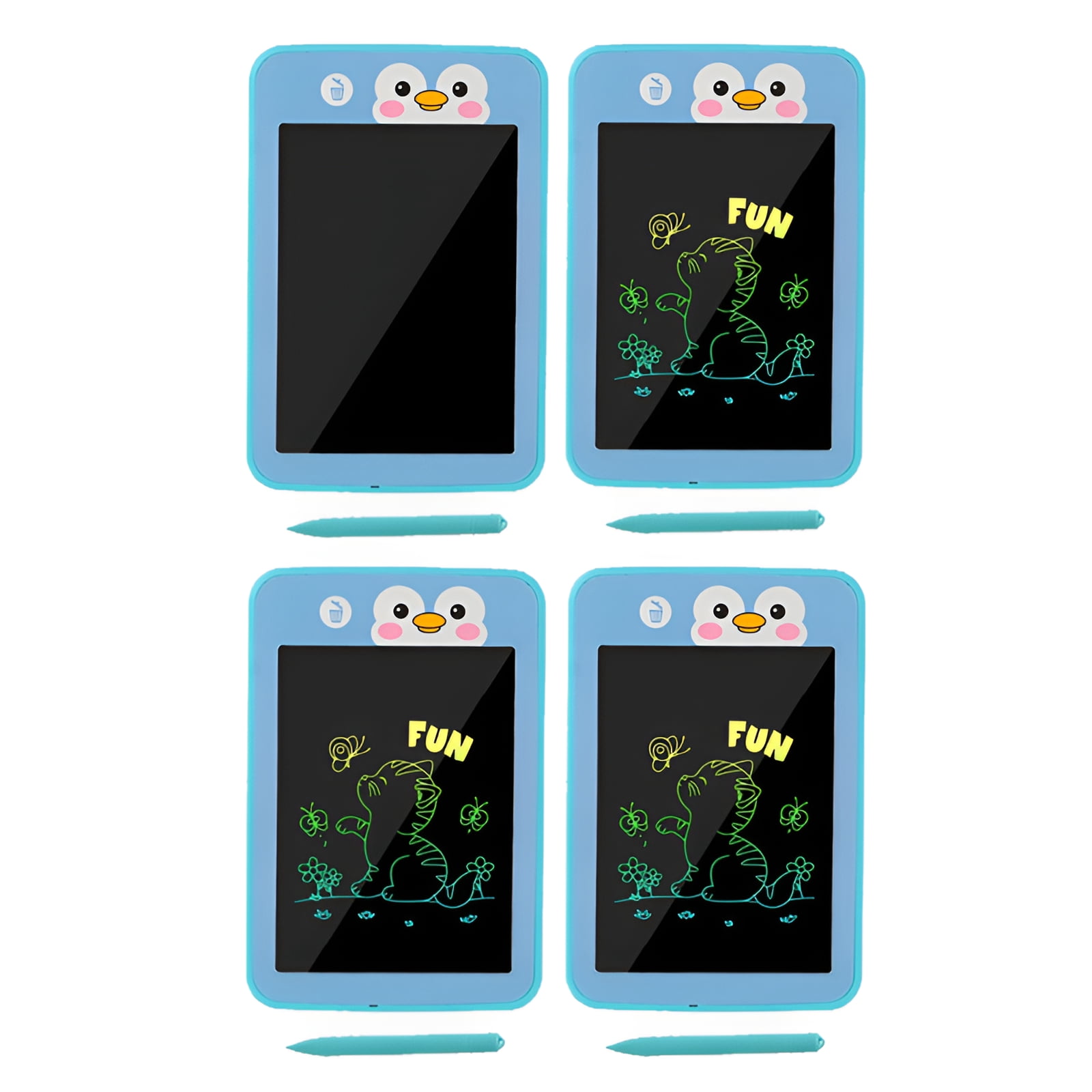GJX 4Pcs Lcd Writing Tablet for Kids,Clean Hand Use Writing Tablet,Pure ...