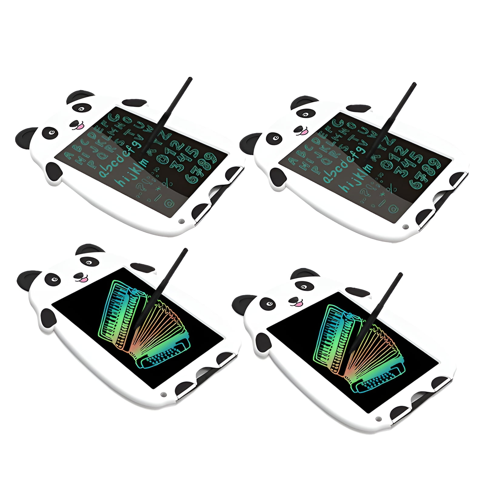 GJX 4Pcs Lcd Writing Tablet for Kids,Easy Hold Handle Writing Tablet ...