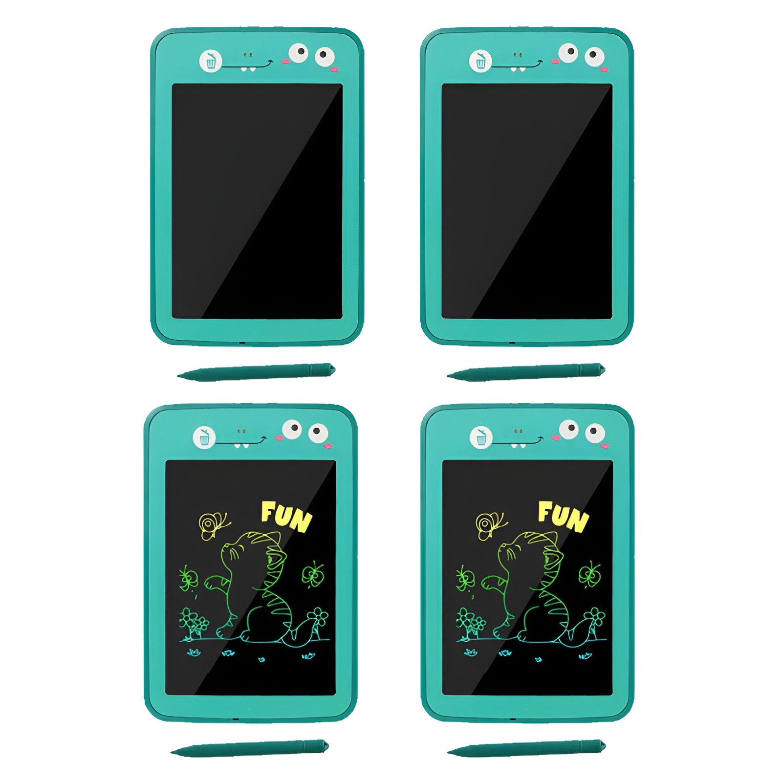 GJX 4Pcs Lcd Writing Tablet for Kids,No Dust Slate Writing Tablet,No ...
