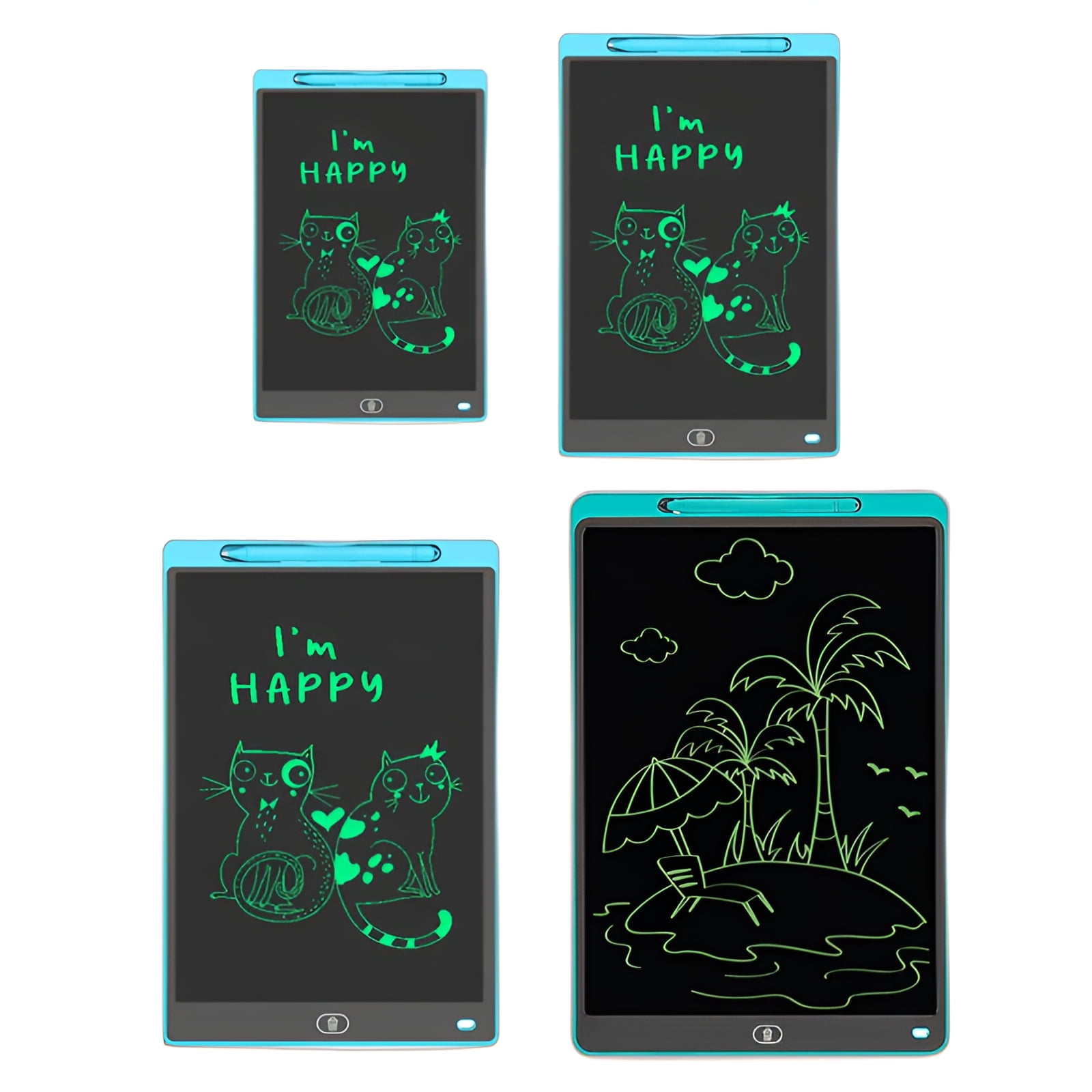 GJX 4Pcs Lcd Writing Tablet for Kids,Quick Screen Reset Writing Tablet ...