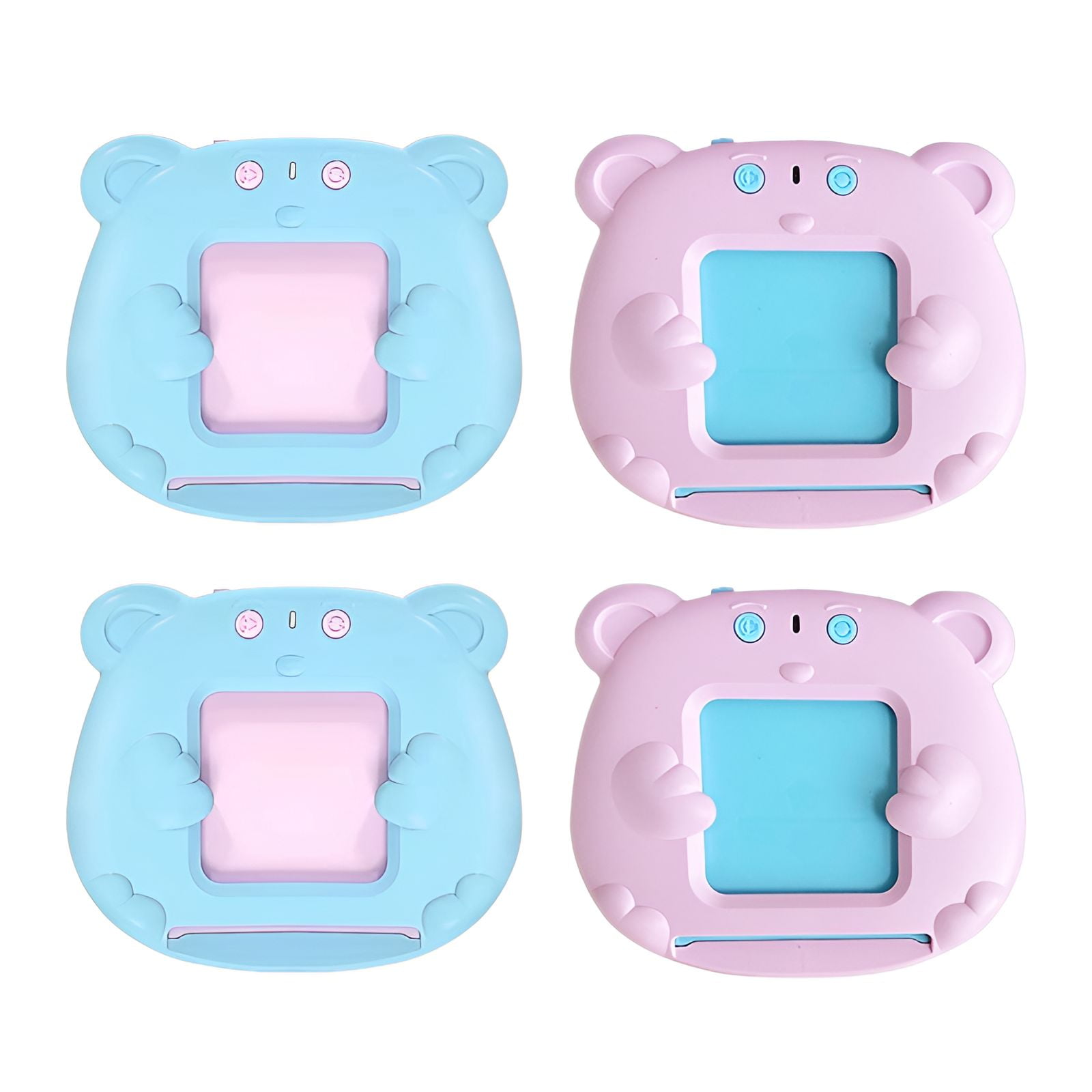 GJX 4Pcs Talking Flash Cards for Toddlers,Insert Card Speech Therapy ...