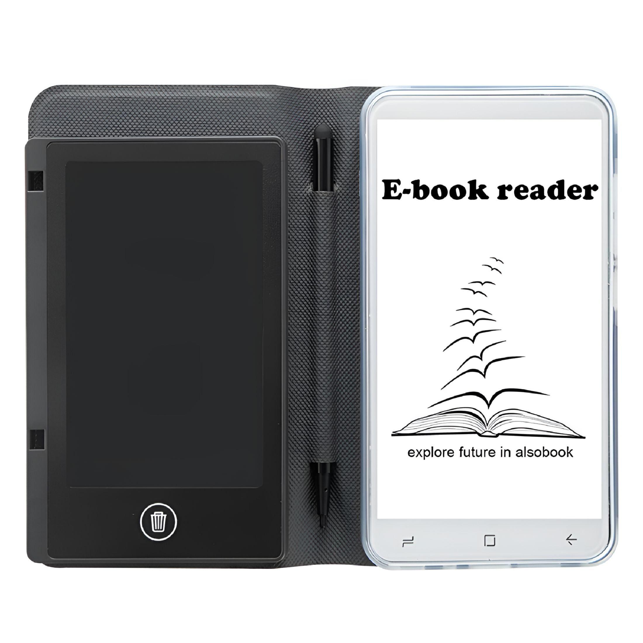 GJX 5-Inch Portable E-Book Reader Eye-Friendly Touchscreen And Comfort ...