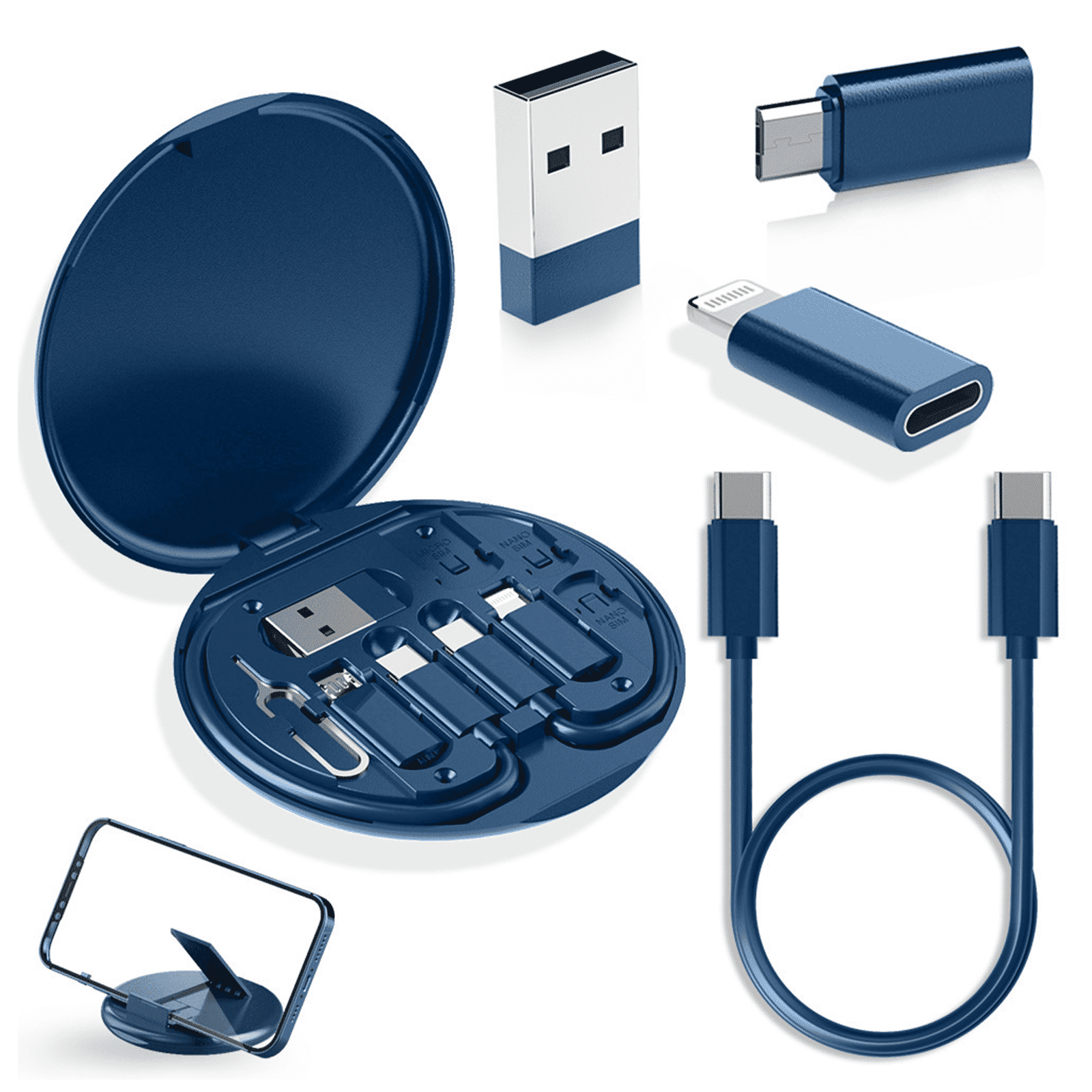 GJX 5Pcs Charging Cords Phone Charger Cord Usb to Usb C Cable Adapter ...