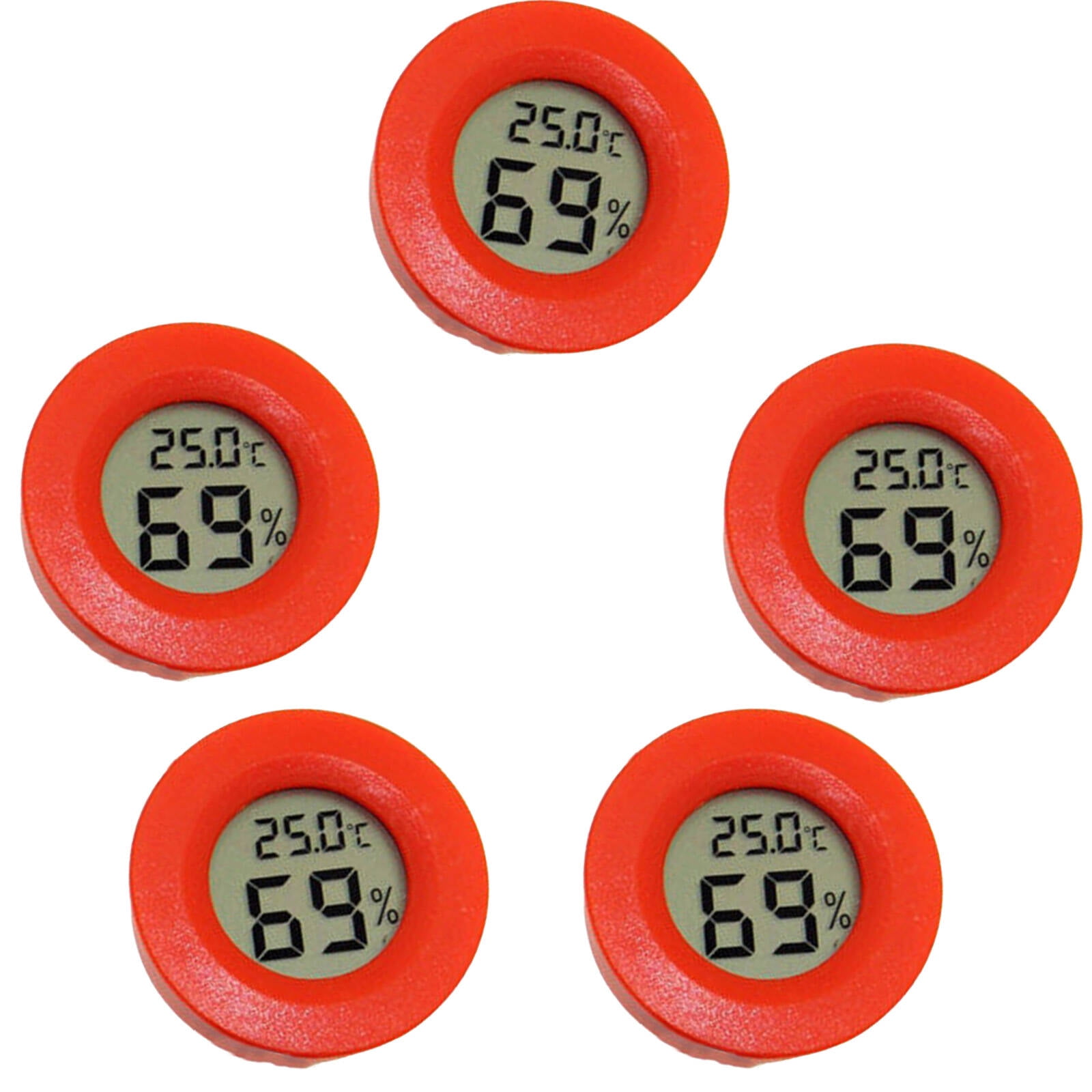 GJX 5Pcs Humidity Meter,Hd Digital Display Hygrometer,Precise ...