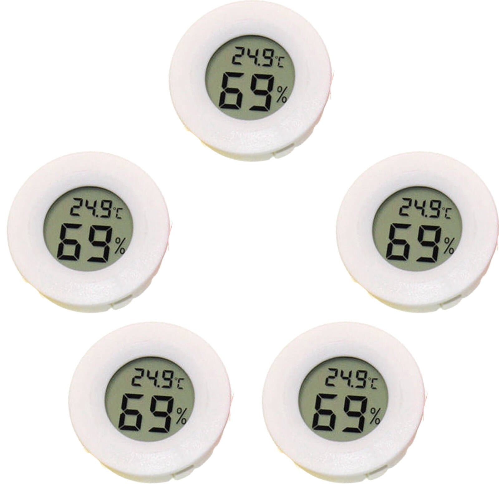 GJX 5Pcs Humidity Meter,Precise Temperature and Humidity Monitoring ...